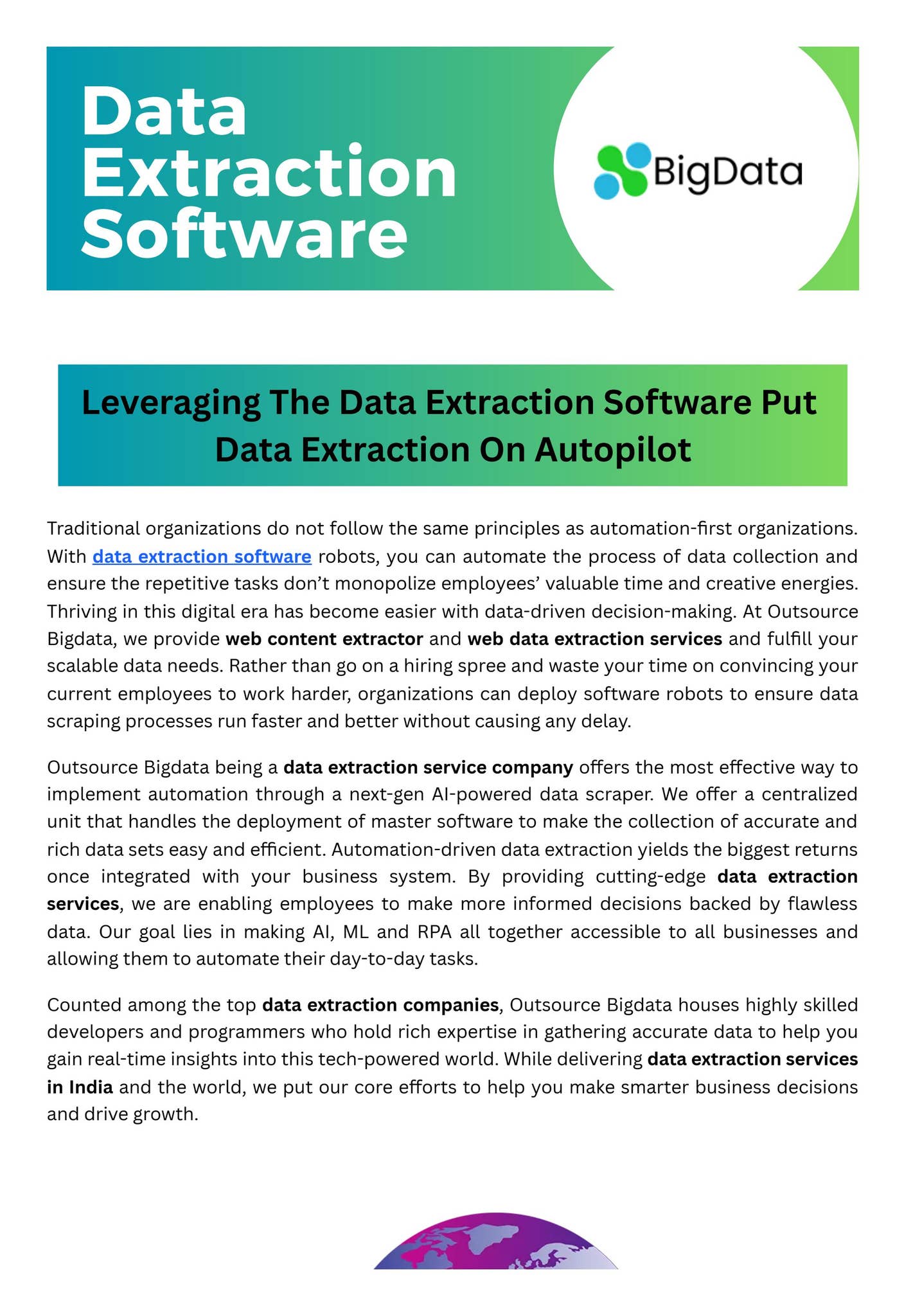 Data extraction software by AIMLEAP - Outsource Bigdata - Issuu