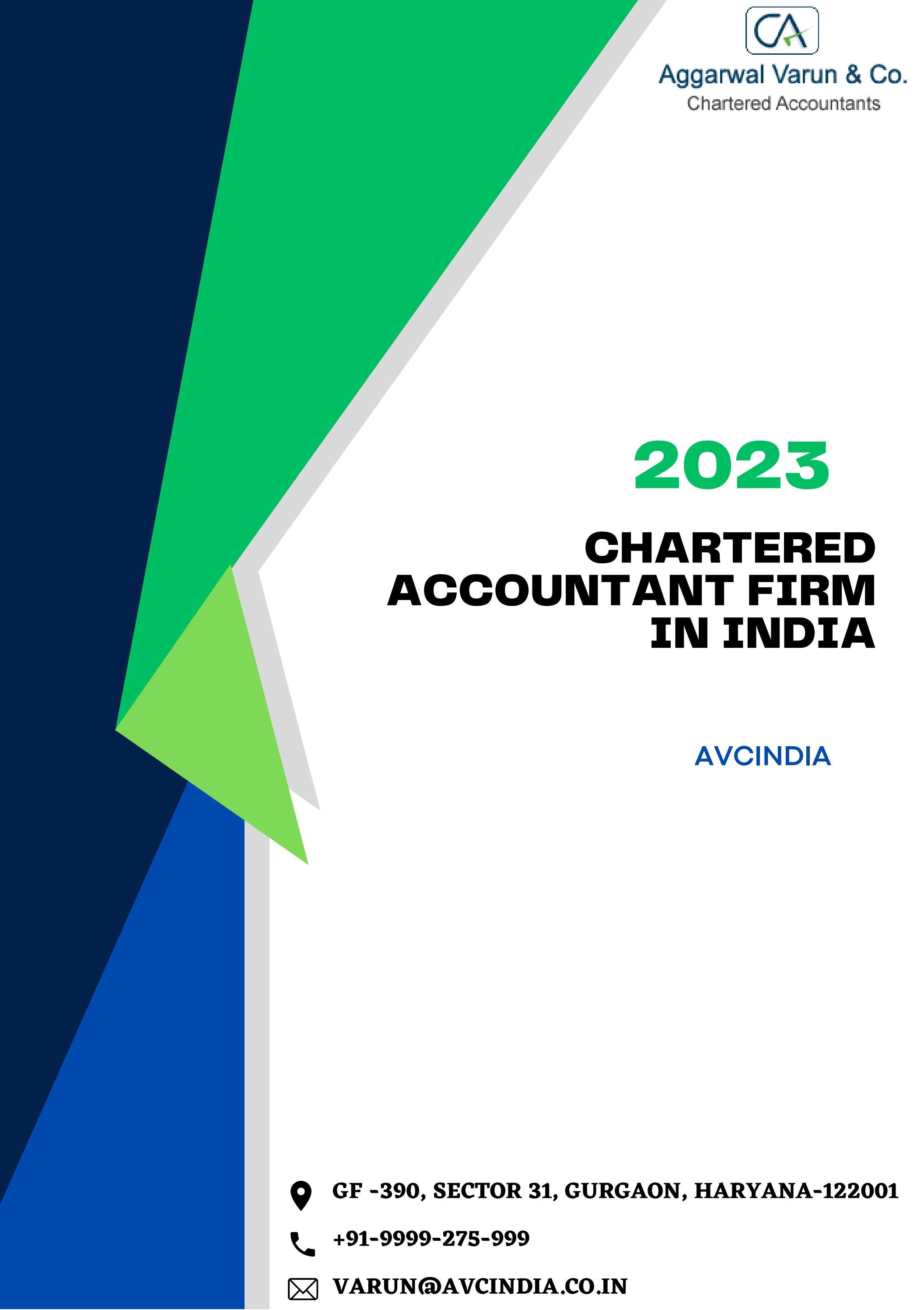 Trusted Chartered Accountant Firm in India - AVC by avcindiaca - Issuu