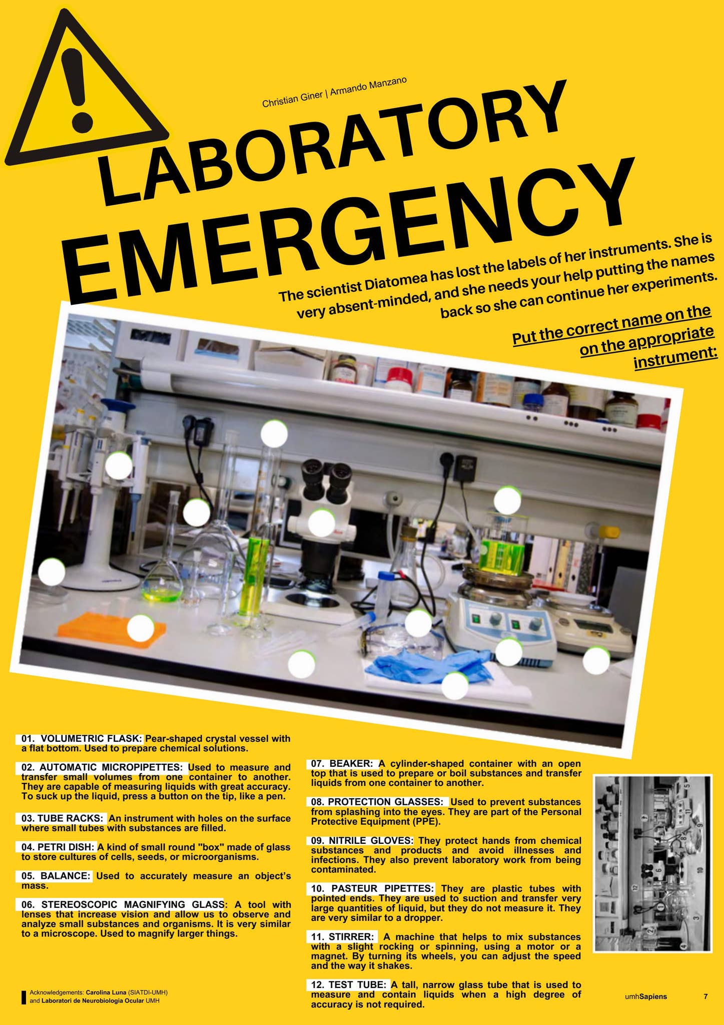 Laboratory Emergency! by UMH Sapiens - Issuu