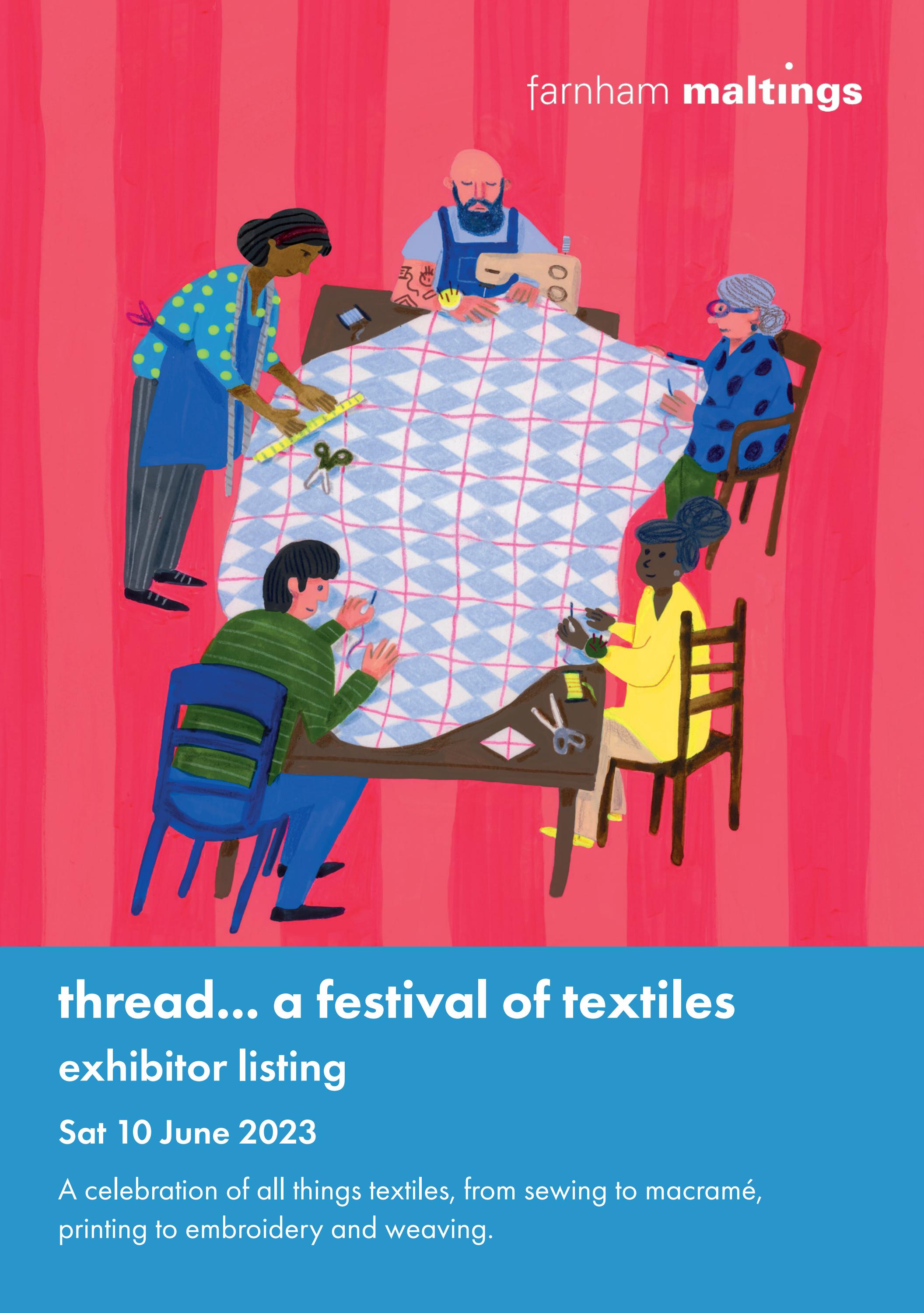 thread... a festival of textiles 2023 - exhibitor listing by farnham ...