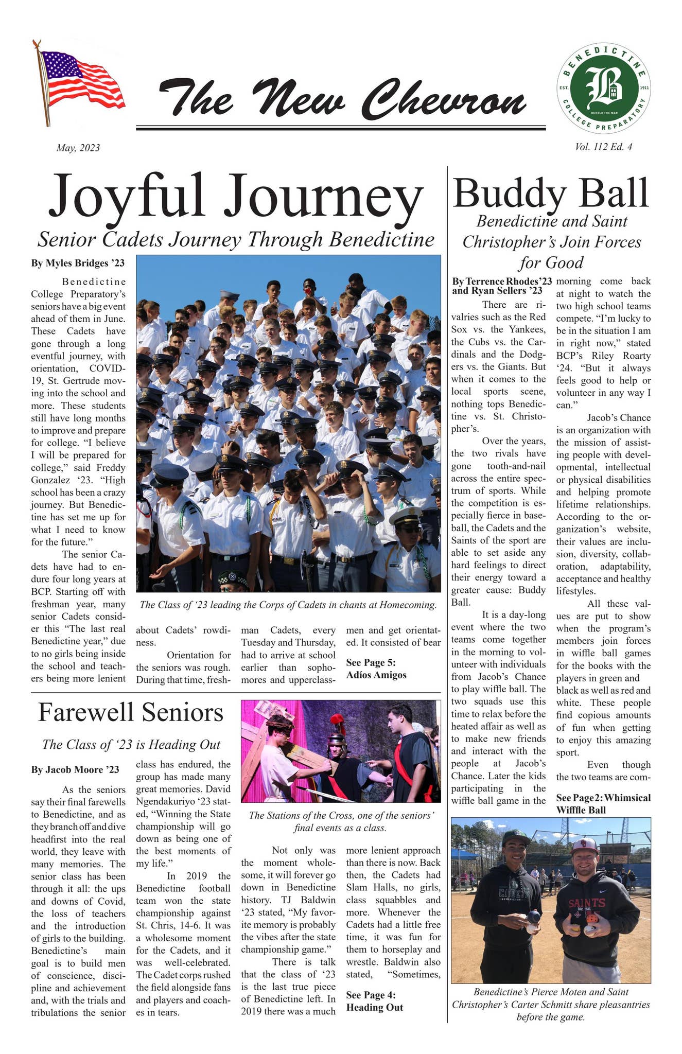 New Chevron: Fourth Quarter by Benedictine Schools of Richmond - Issuu
