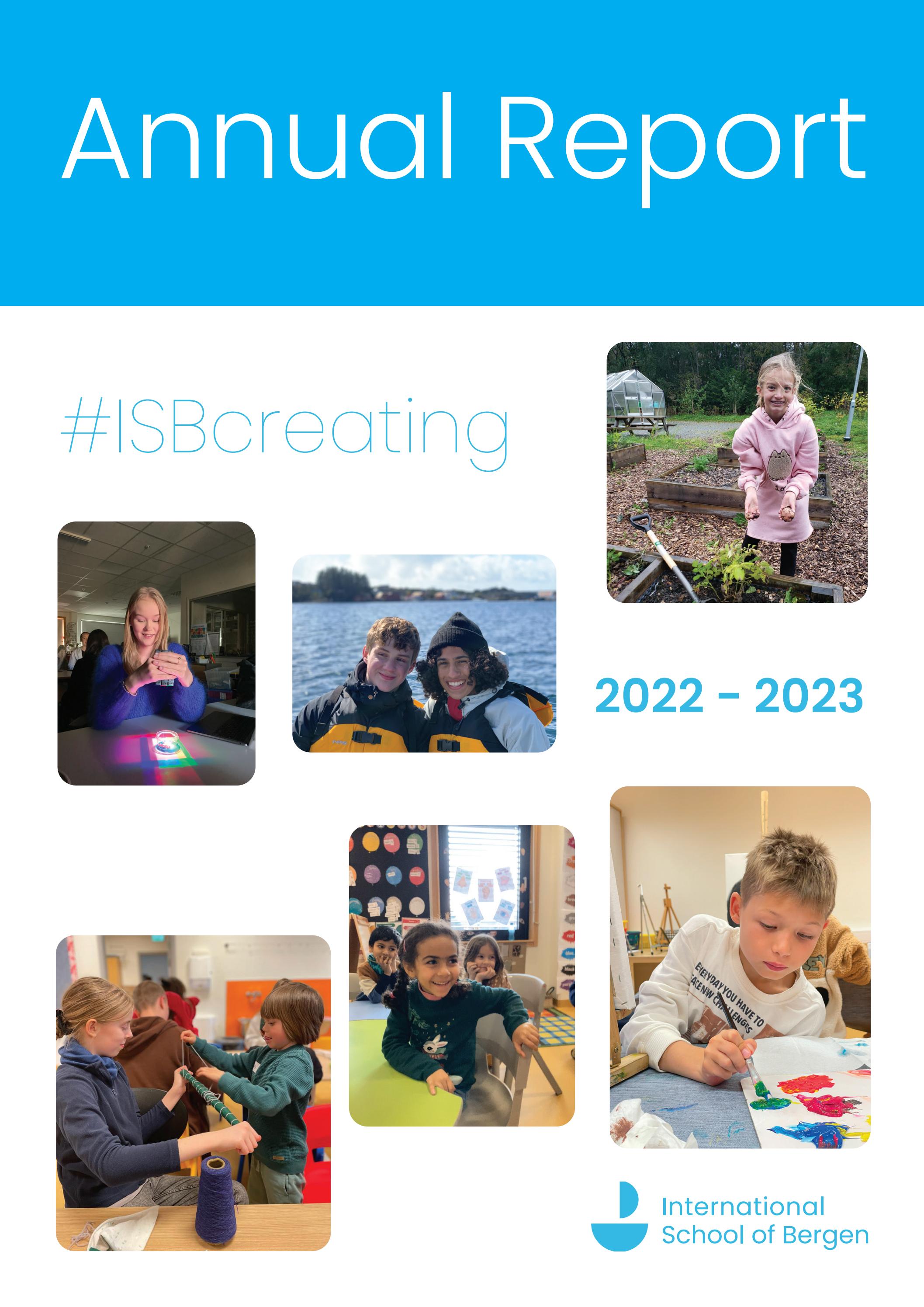 ISB Annual Report 2022 - 2023 by International School of Bergen - Issuu