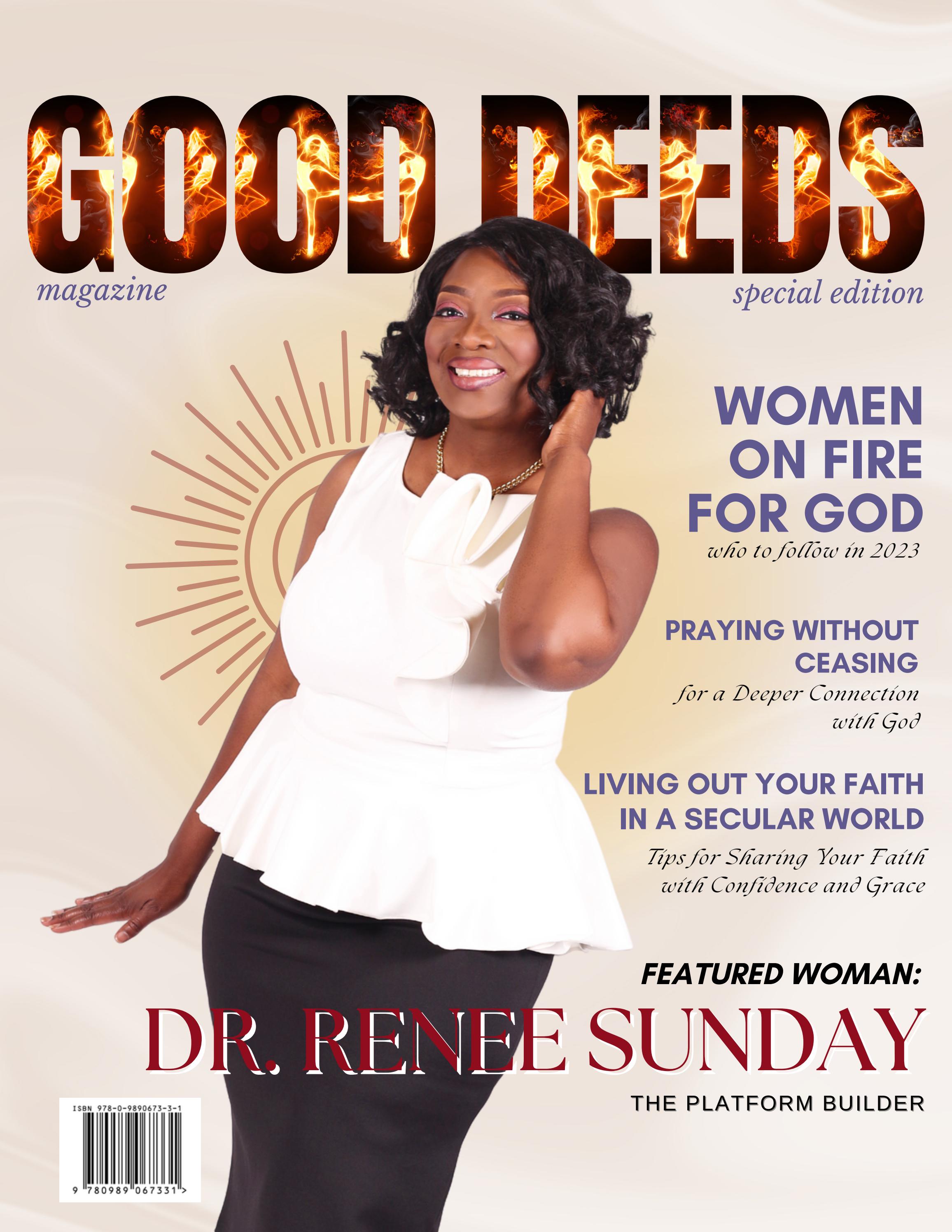 GOOD DEEDS MAGAZINE (Women on Fire for God ) by Sunday Publishing ...