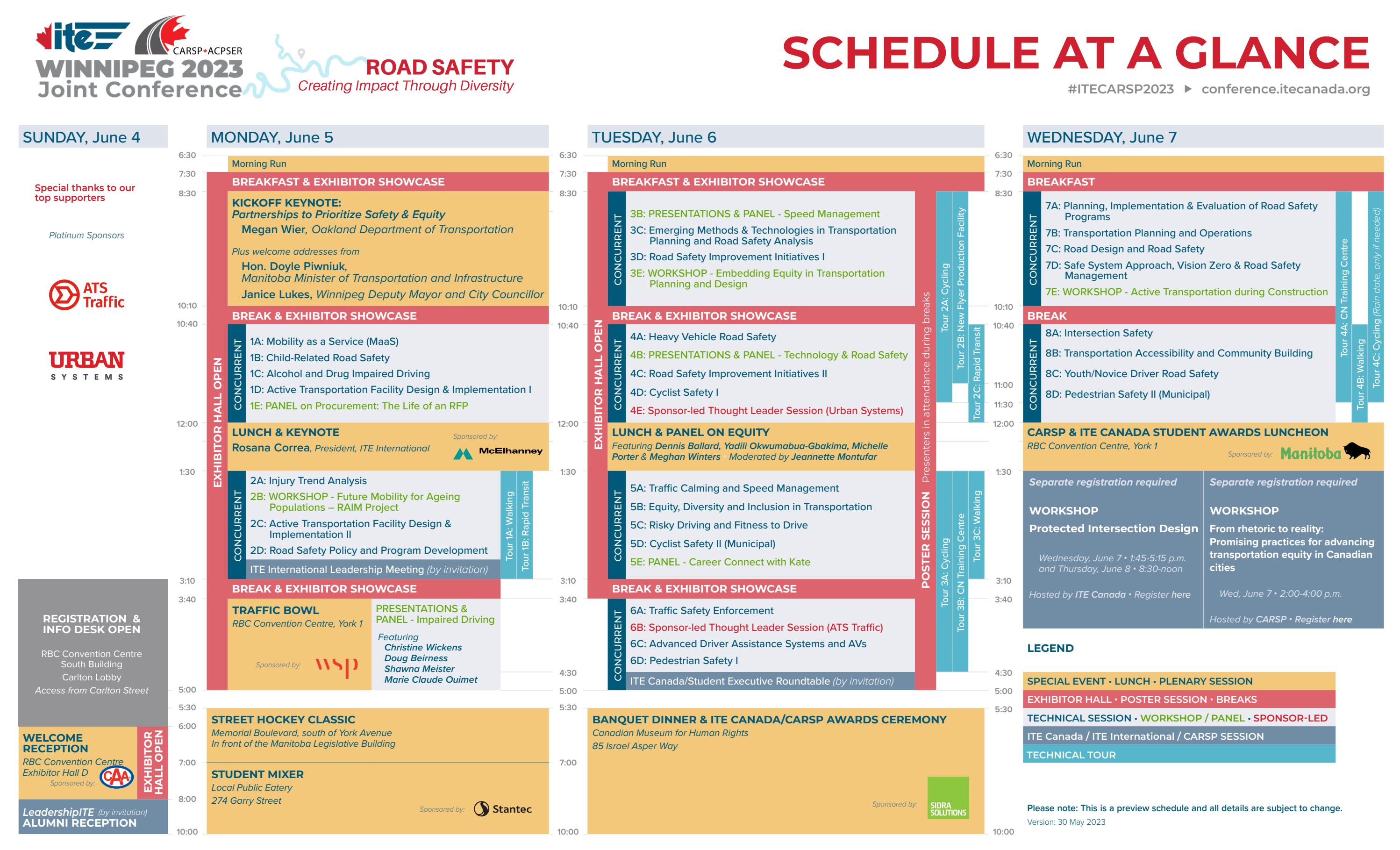 ITE Canada/CARSP 2023 Joint Conference Schedule at a Glance by ITE ...