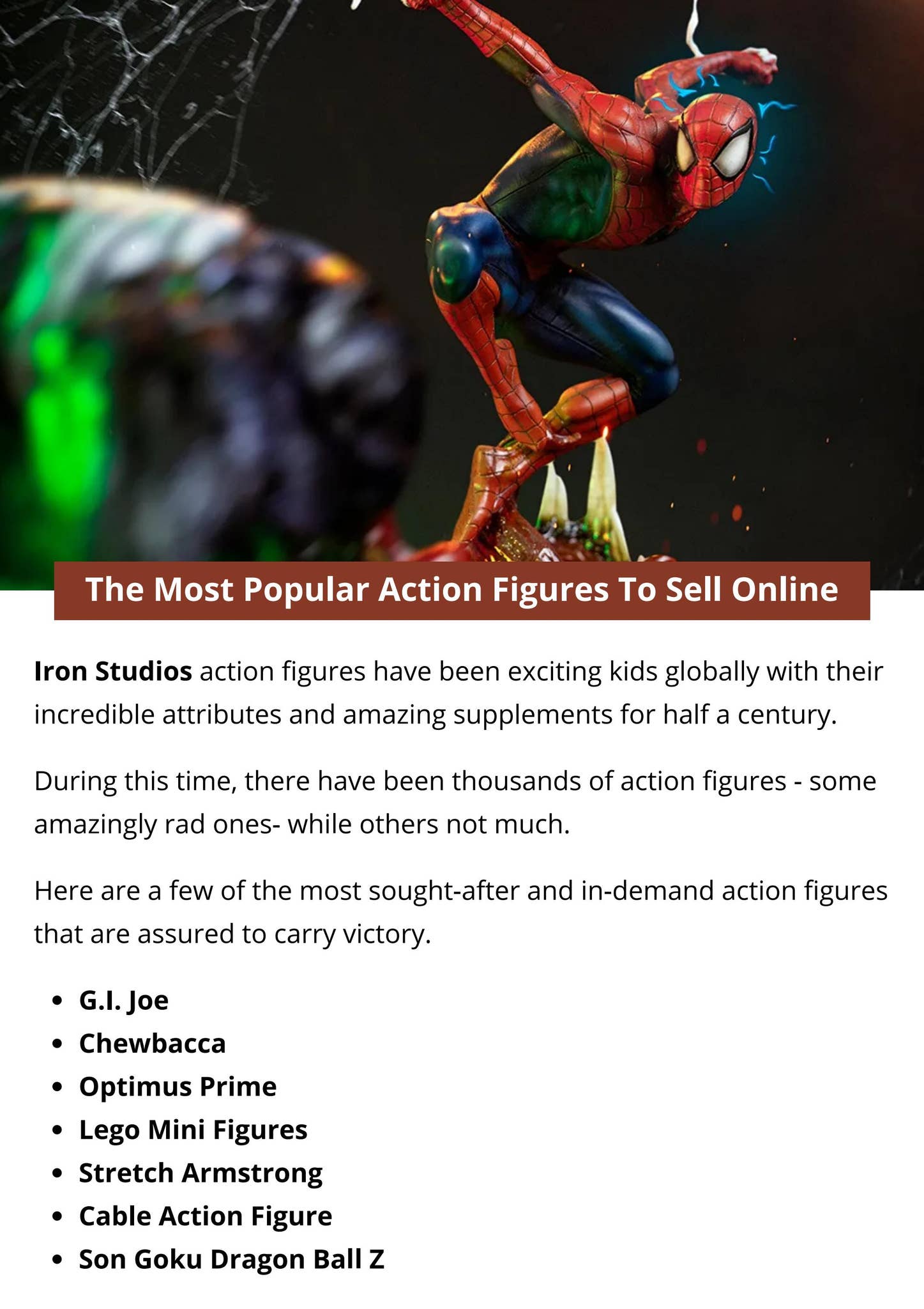 The Most Popular Action Figures To Sell Online by jonesashley - Issuu