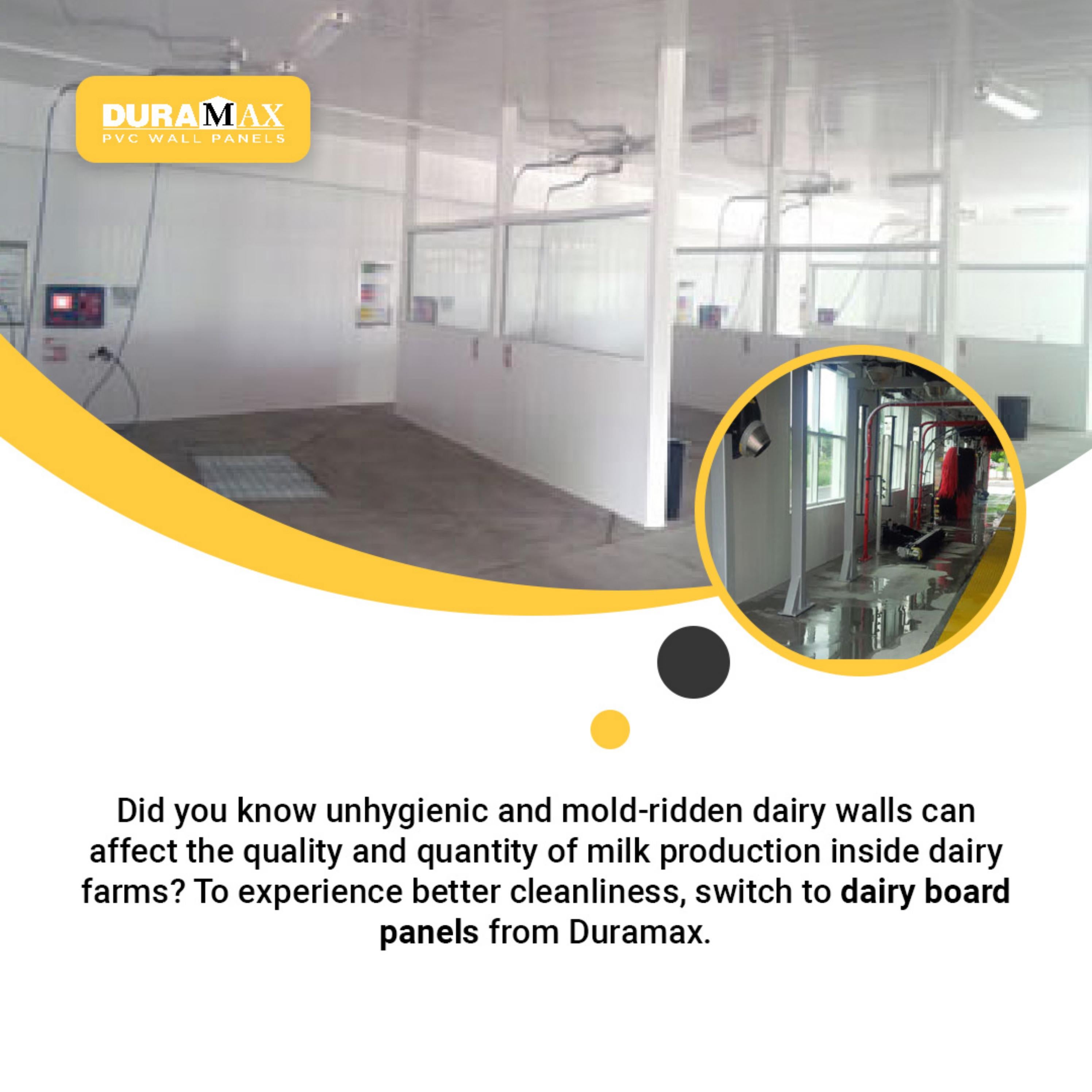 Ensure Better Milk Productivity, Add Dairy Board Panels by Duramax PVC ...