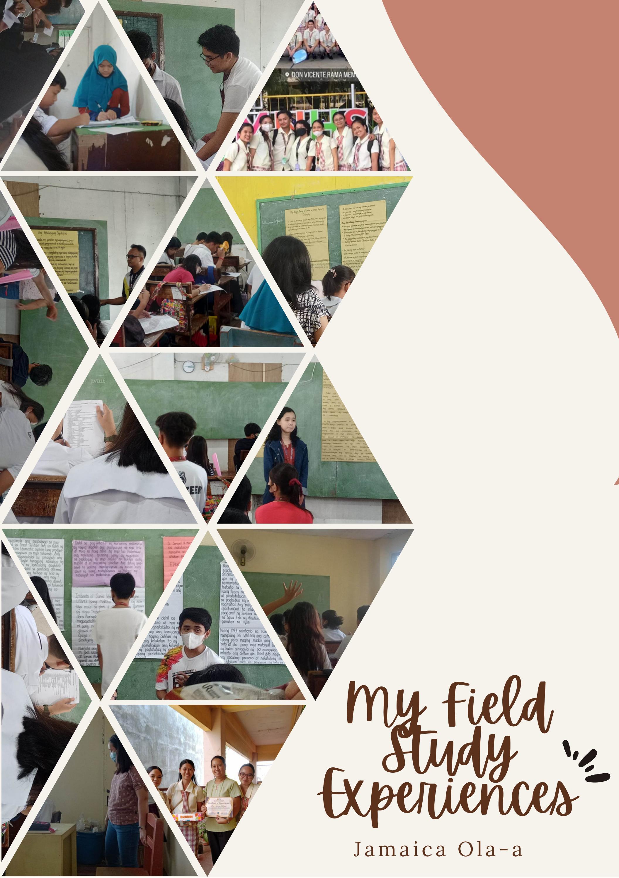 PORTFOLIO IN FIELD STUDY (JAMAICA OLA-A) by JAMAICA OLA-A - Issuu