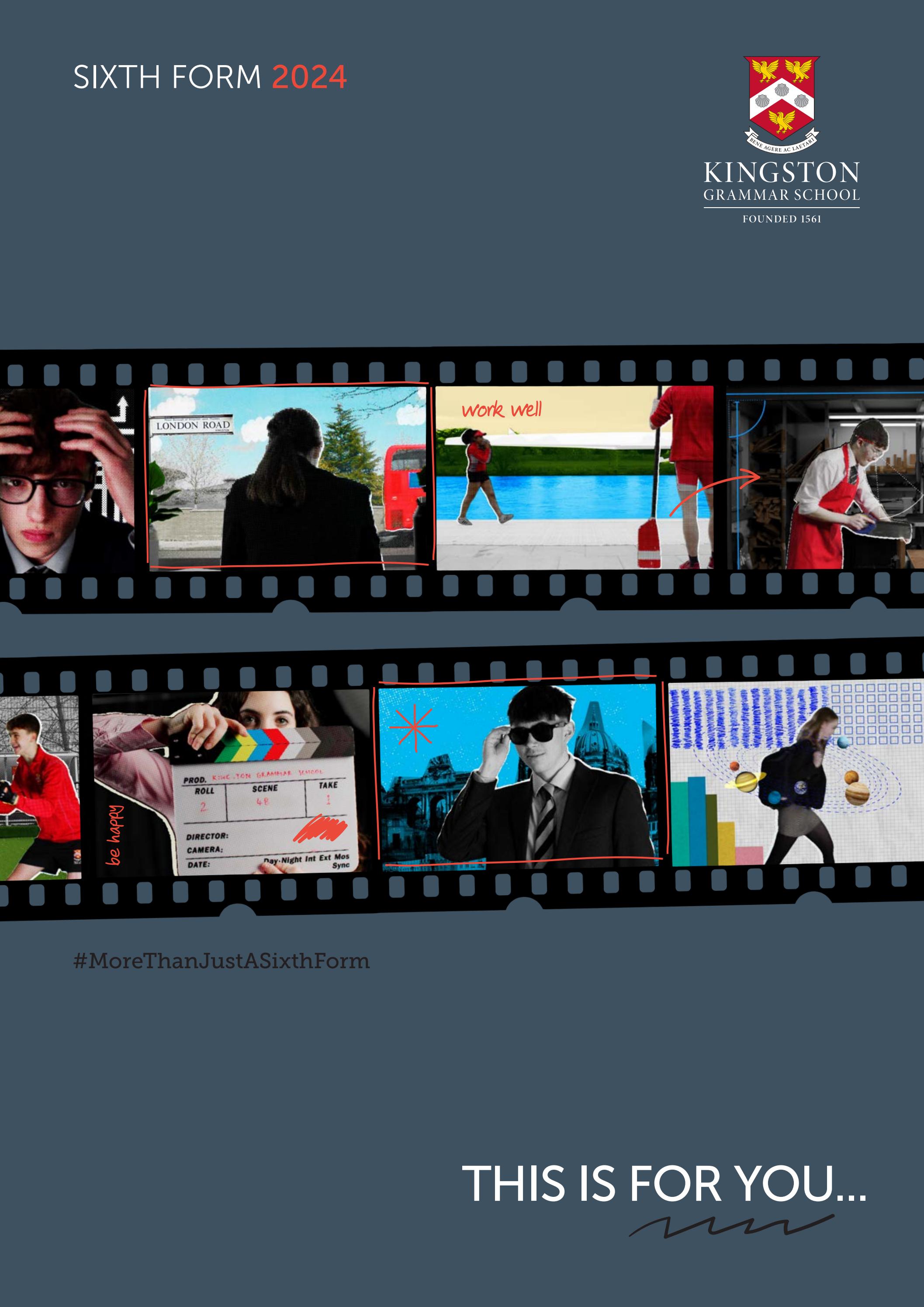 Sixth Form Prospectus for 2024 entry by Kingston Grammar School - Issuu