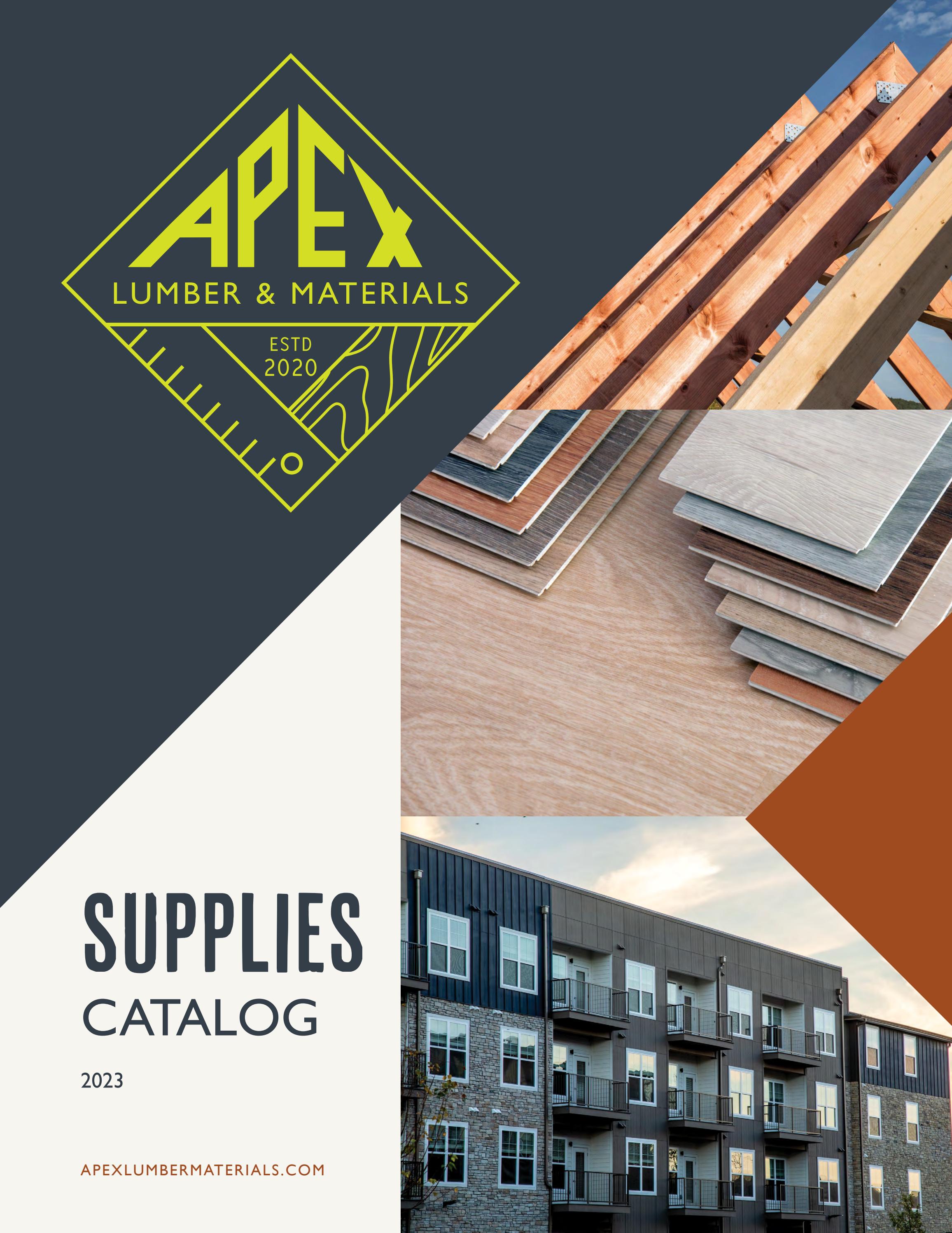 Apex Lumber & Materials - 2023 Supply Catalog by thegarrettco - Issuu