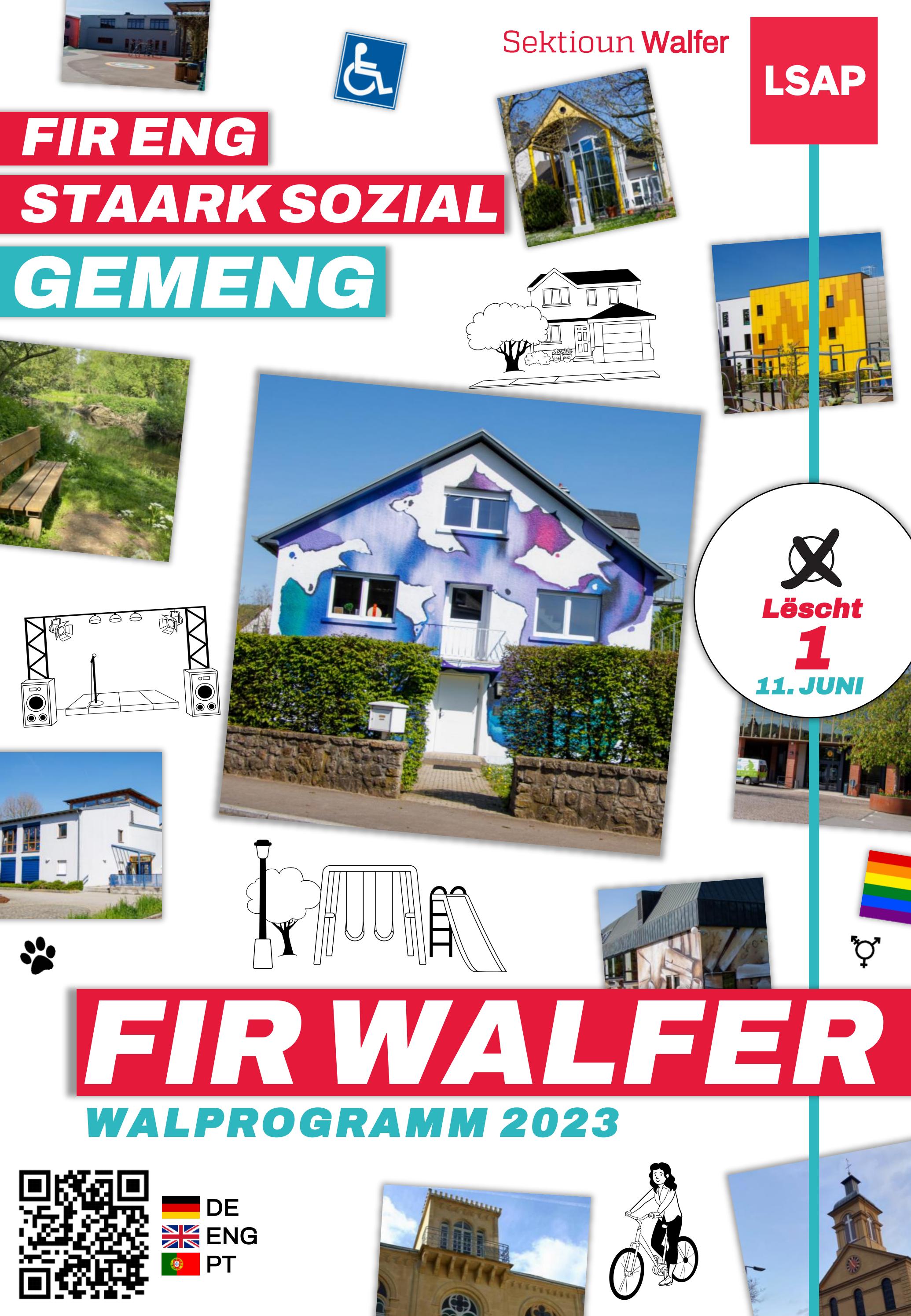 LU/FR - Walprogramm / Programme électoral 2023 - LSAP Walfer by lsapwalfer - Issuu