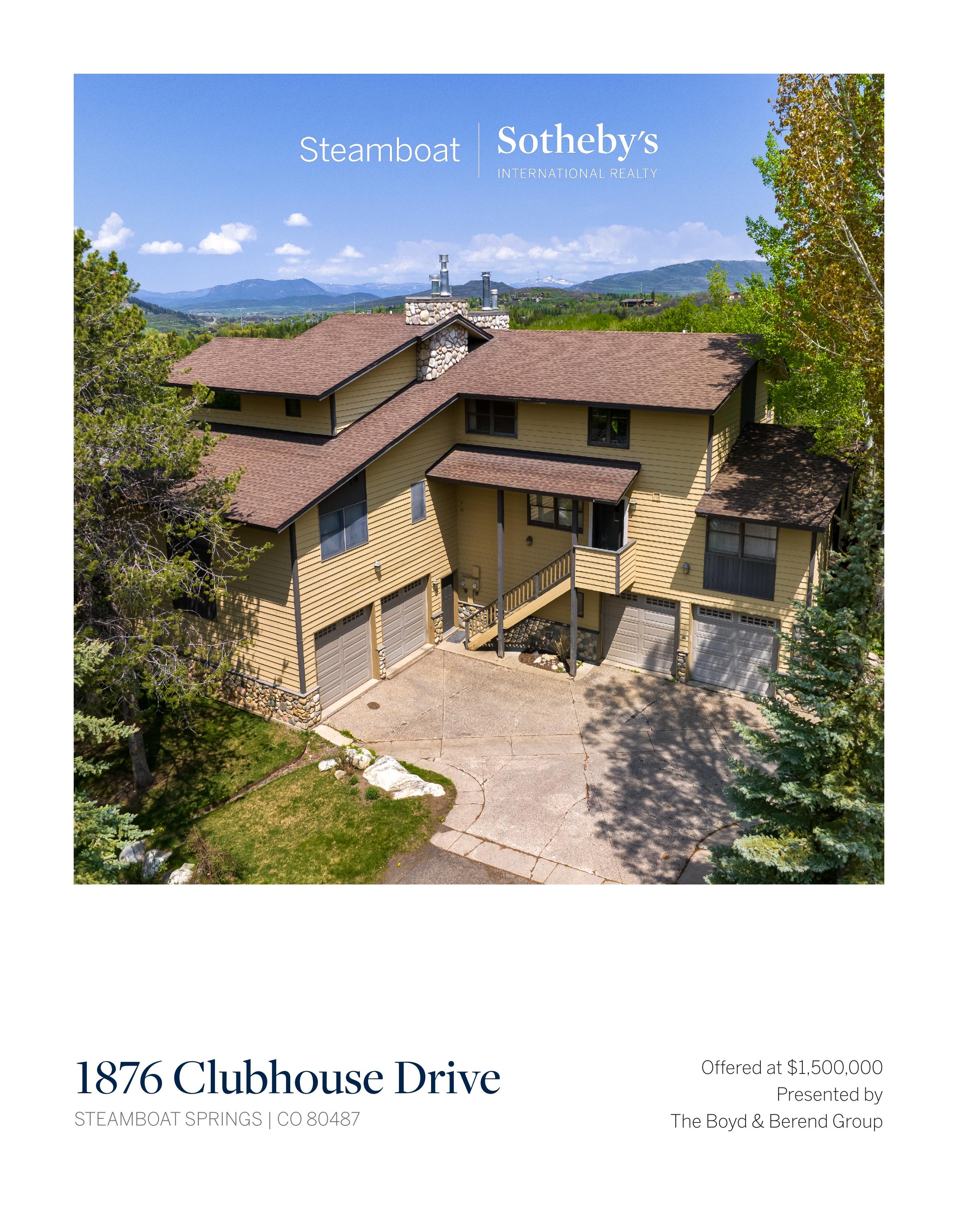1876 Clubhouse Drive - Information Packet by The Boyd & Berend Group ...