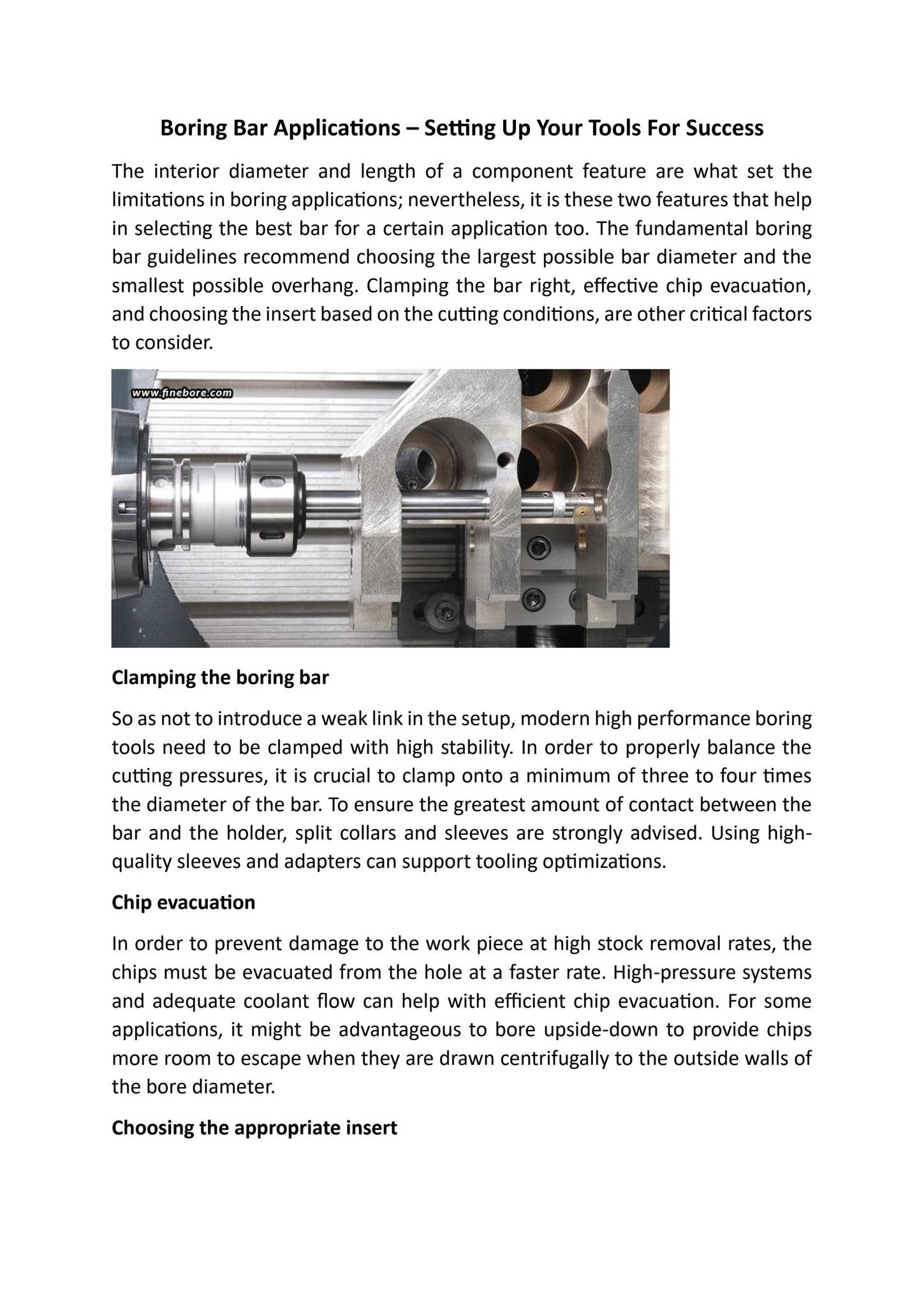 Boring Bar Applications – Setting Up Your Tools For Success by ...