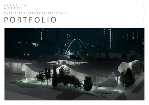 Sample Portfolio For Part 1 Architecture Assistant roles - Bella Mearns ...