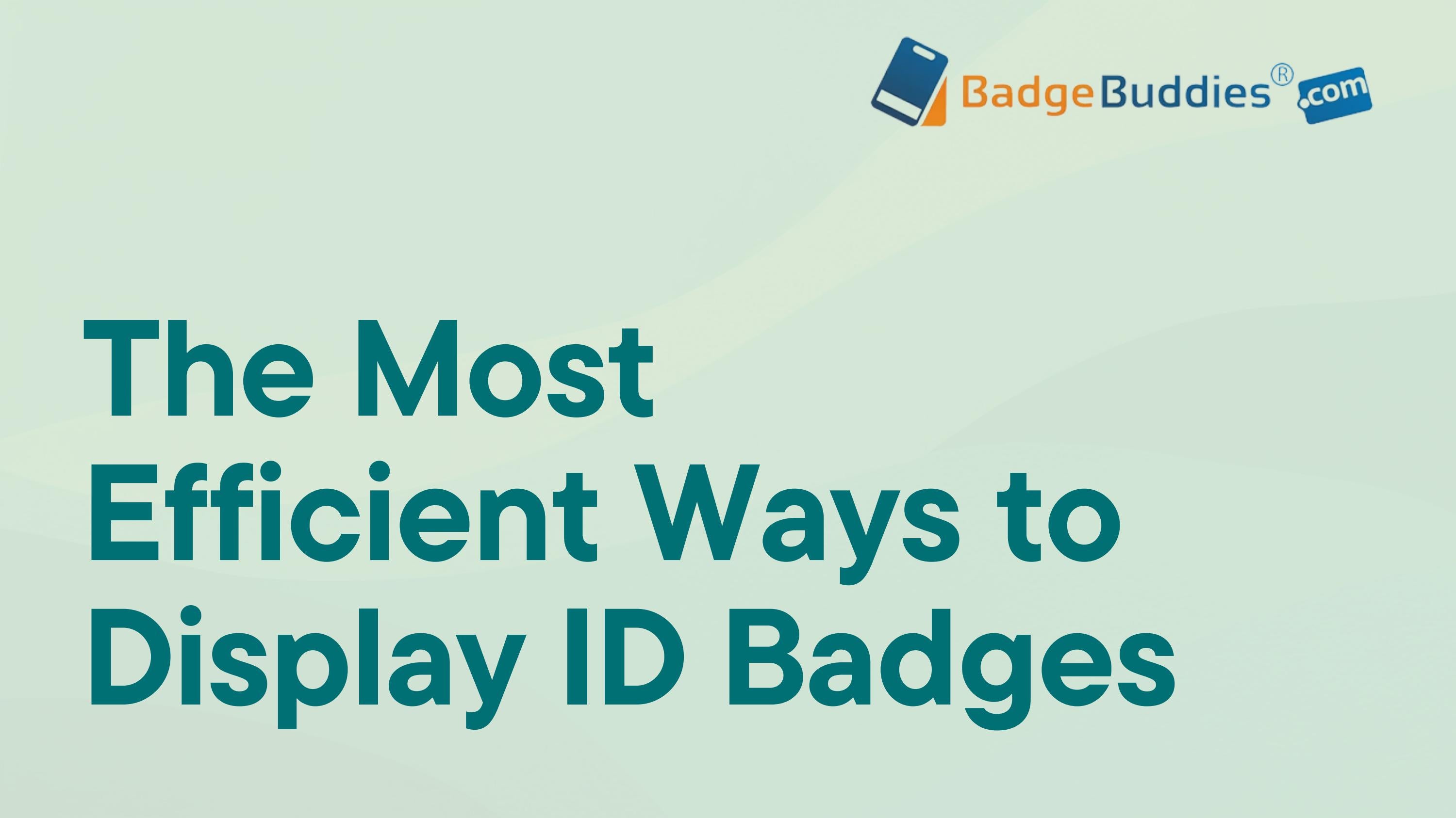Efficient Display of Badges: Custom Solutions by BadgeBuddies by Badge ...