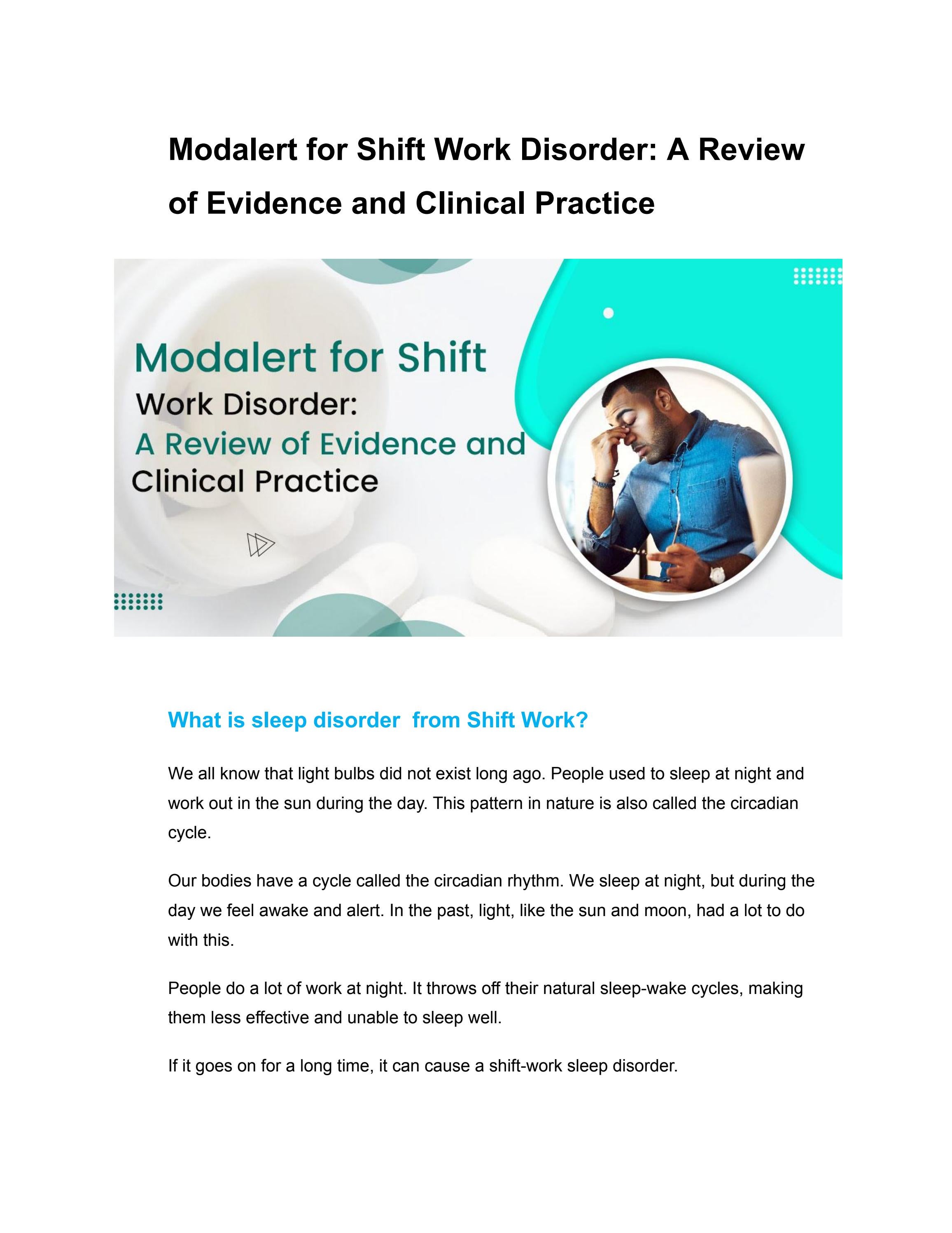Modalert For Shift Work Disorder A Review Of Evidence And Clinical modalert-for-shift-work-disorder-a-review-of-evidence-and-clinical