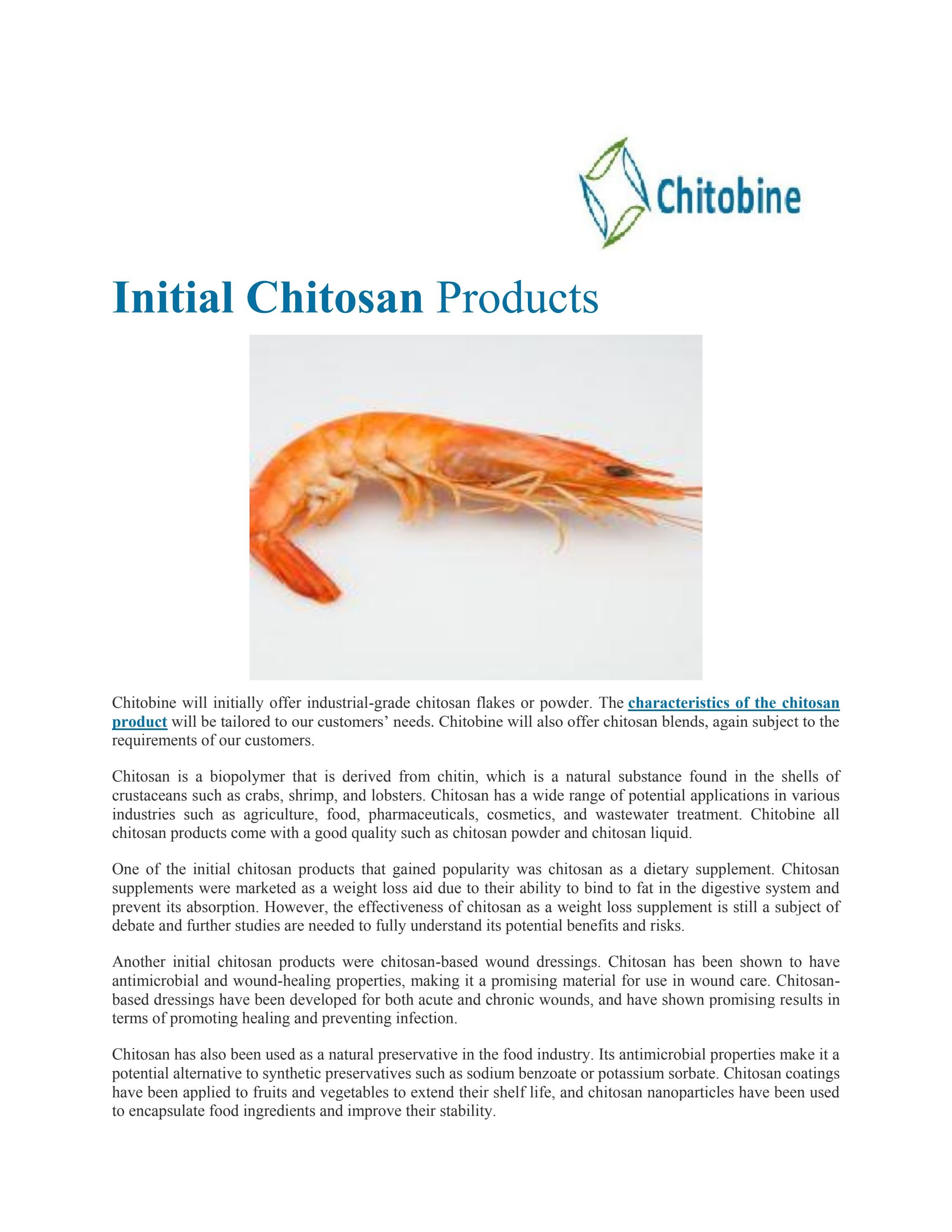 Chitosan Products