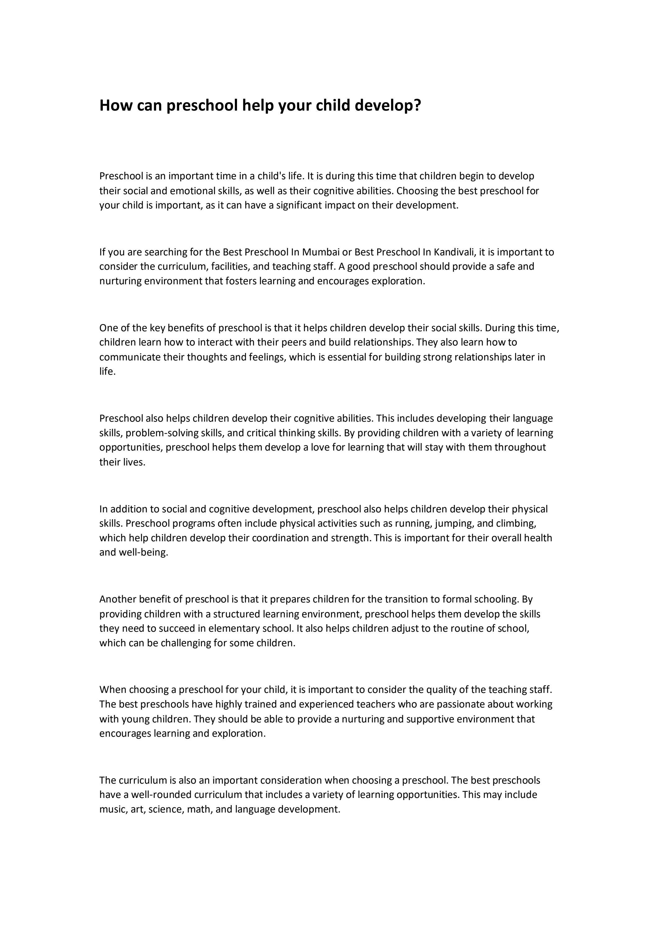 How Can Preschool Help Your Child Develop By Thakur School Issuu how-can-preschool-help-your-child-develop-by-thakur-school-issuu