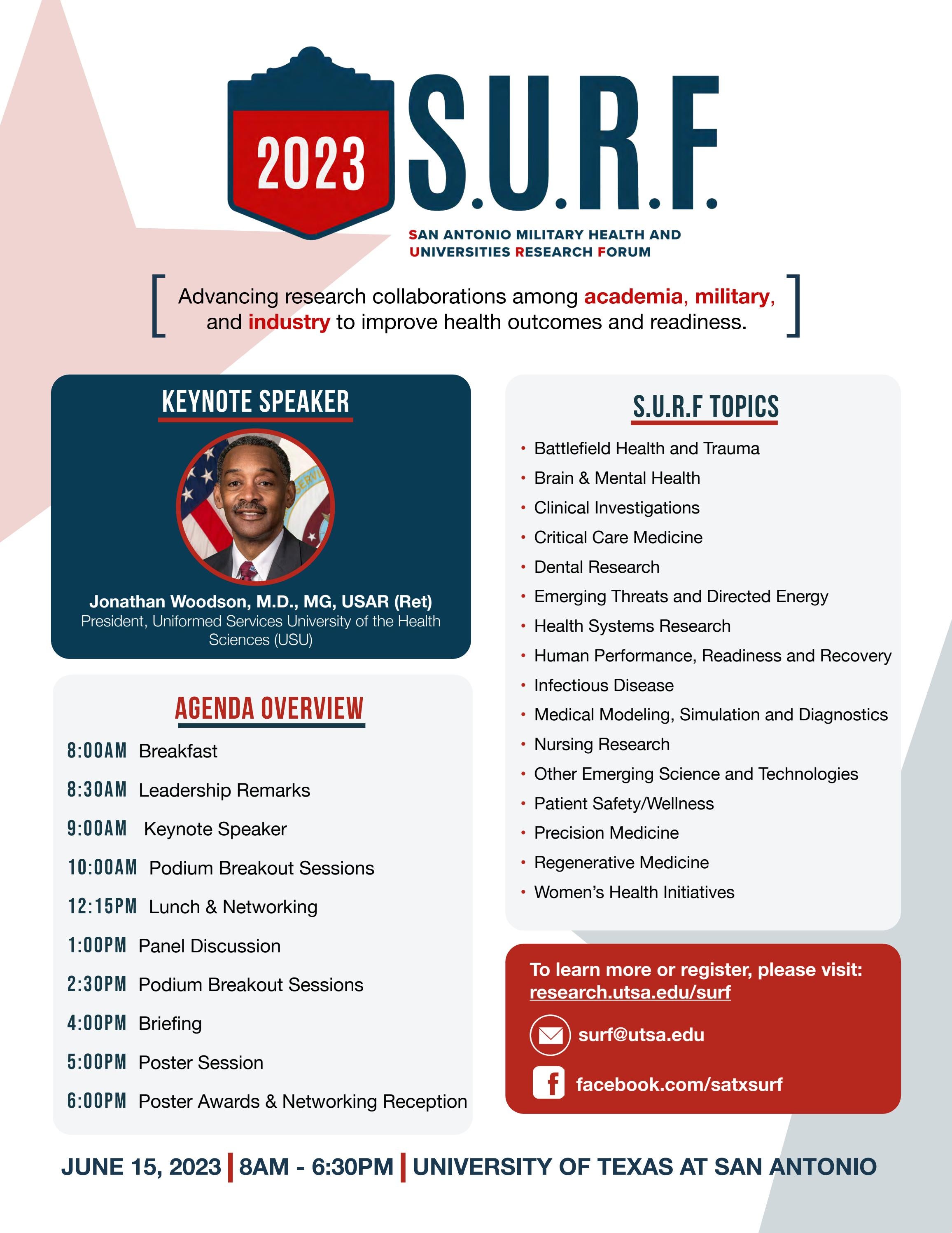 SURF 2023 Flyer by UTSA Research - Issuu