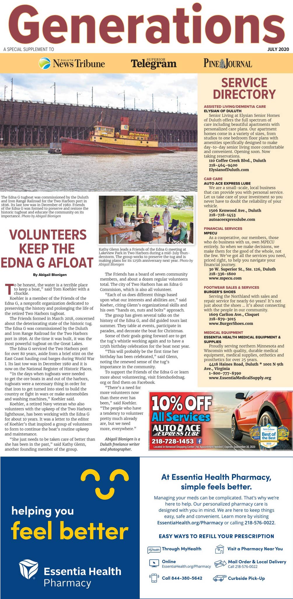 Generations July 2020 by DuluthNewsTribune - Issuu