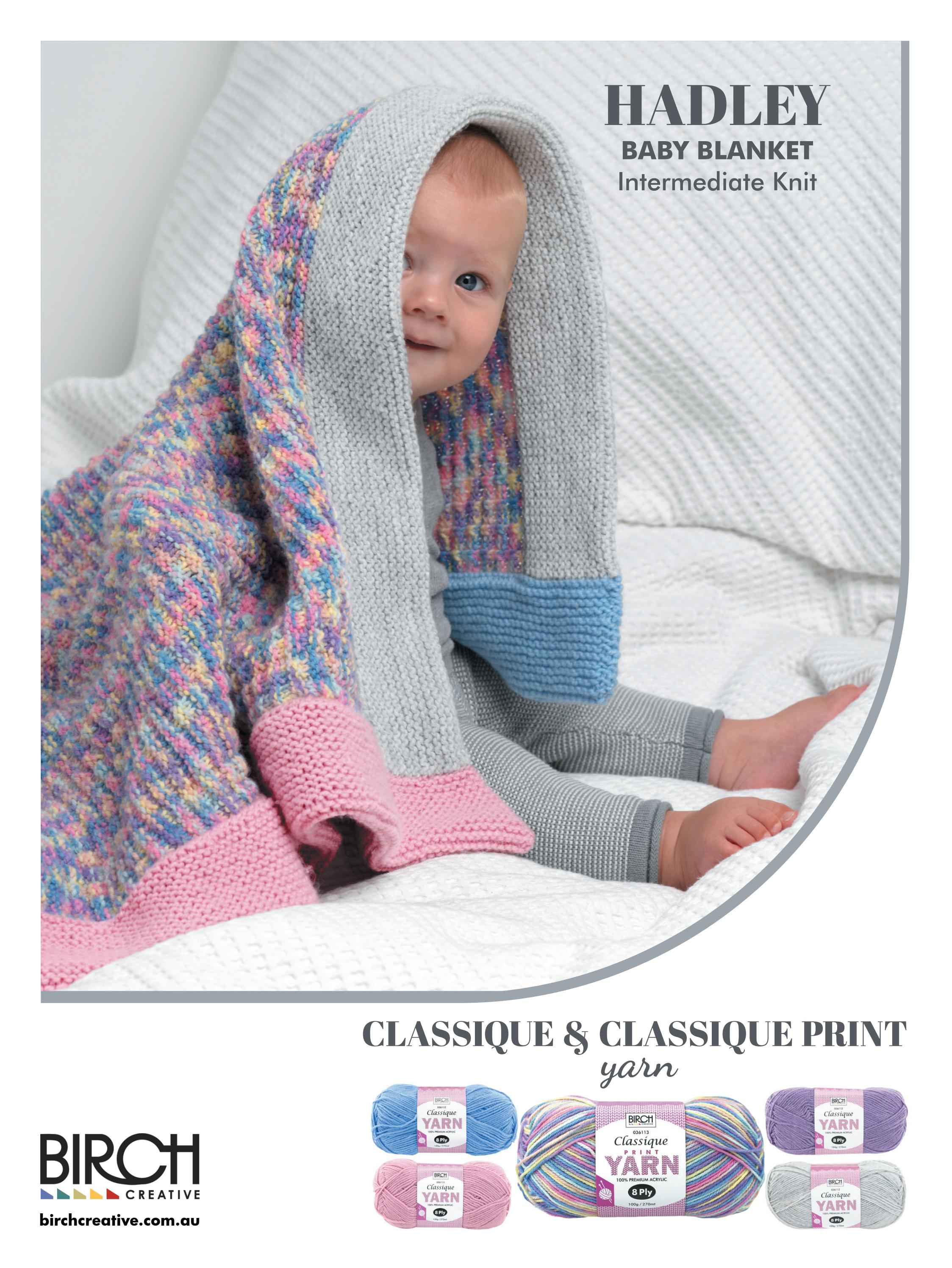 BIRCH CREATIVE - CLASSIQUE PRINT WINTER YARN PATTERN - HADLEY BABY ...