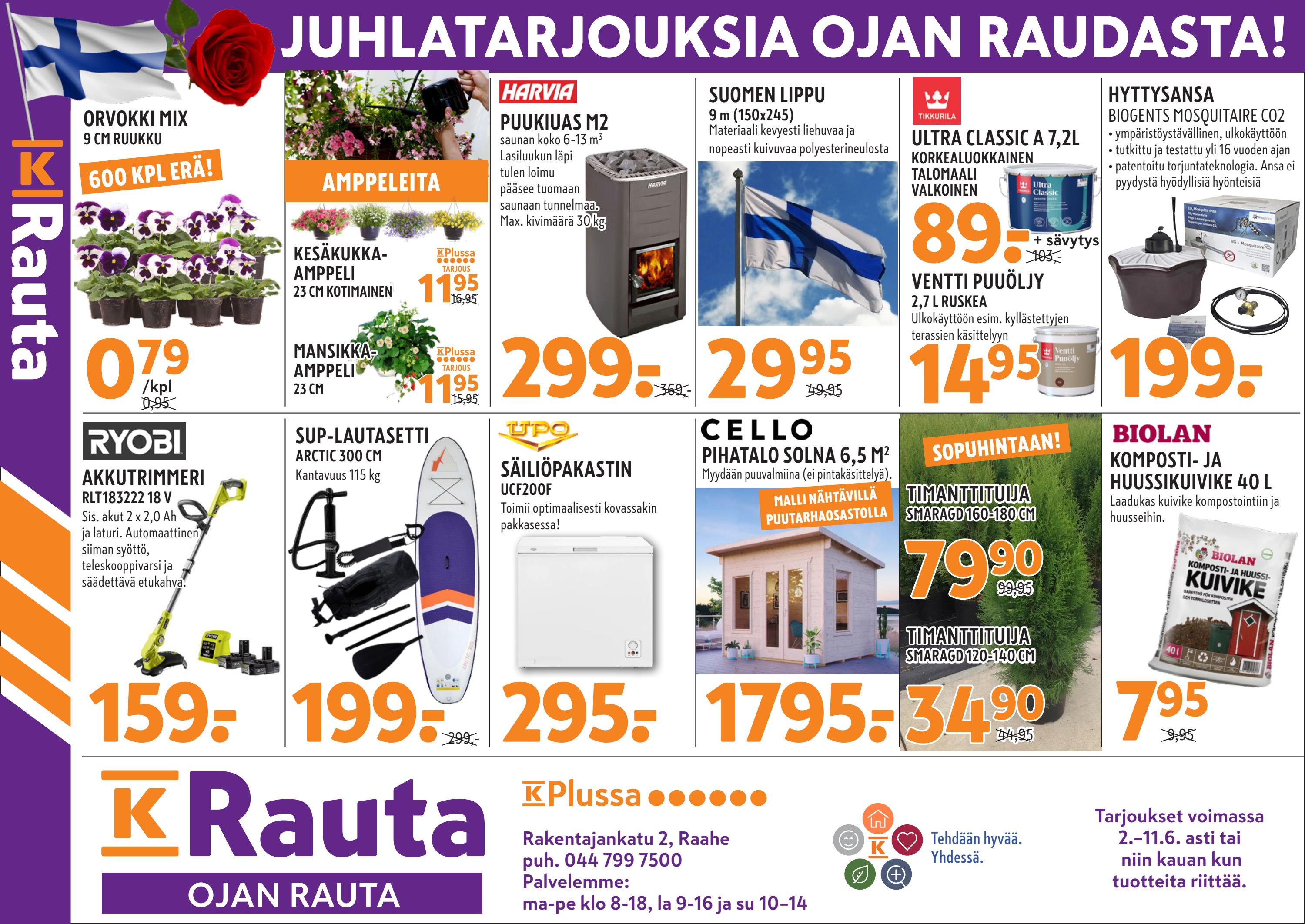 02062023 K-Rauta Ojan Rauta Raahe - Raahen Seutu by Kaleva Oy - Issuu