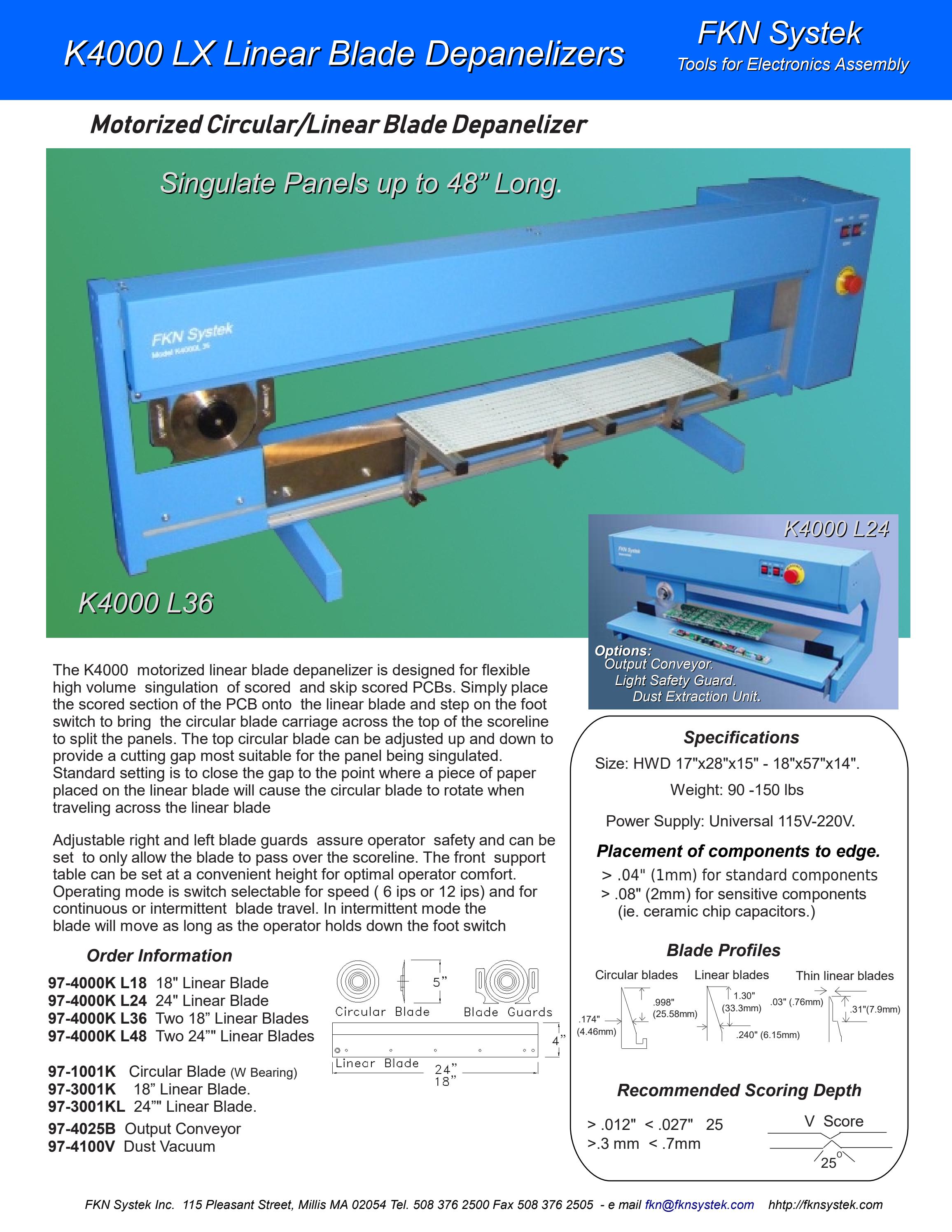 Bela kit | FKN systek K4000S by Golledge Electronics - Issuu