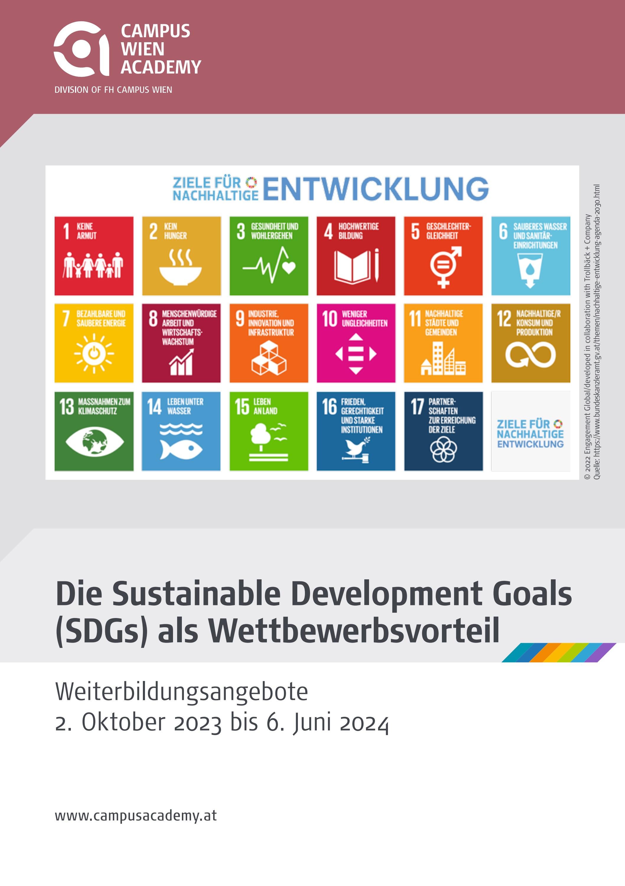 Campus Wien Academy - Die Sustainable Development Goals (SDGs) als ...
