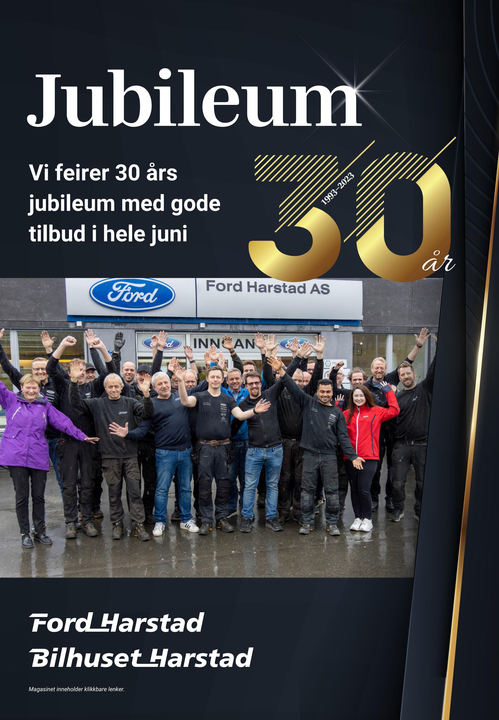 Jubileumsmagasin Ford Harstad by Amedia Ressurs Harstad - Issuu