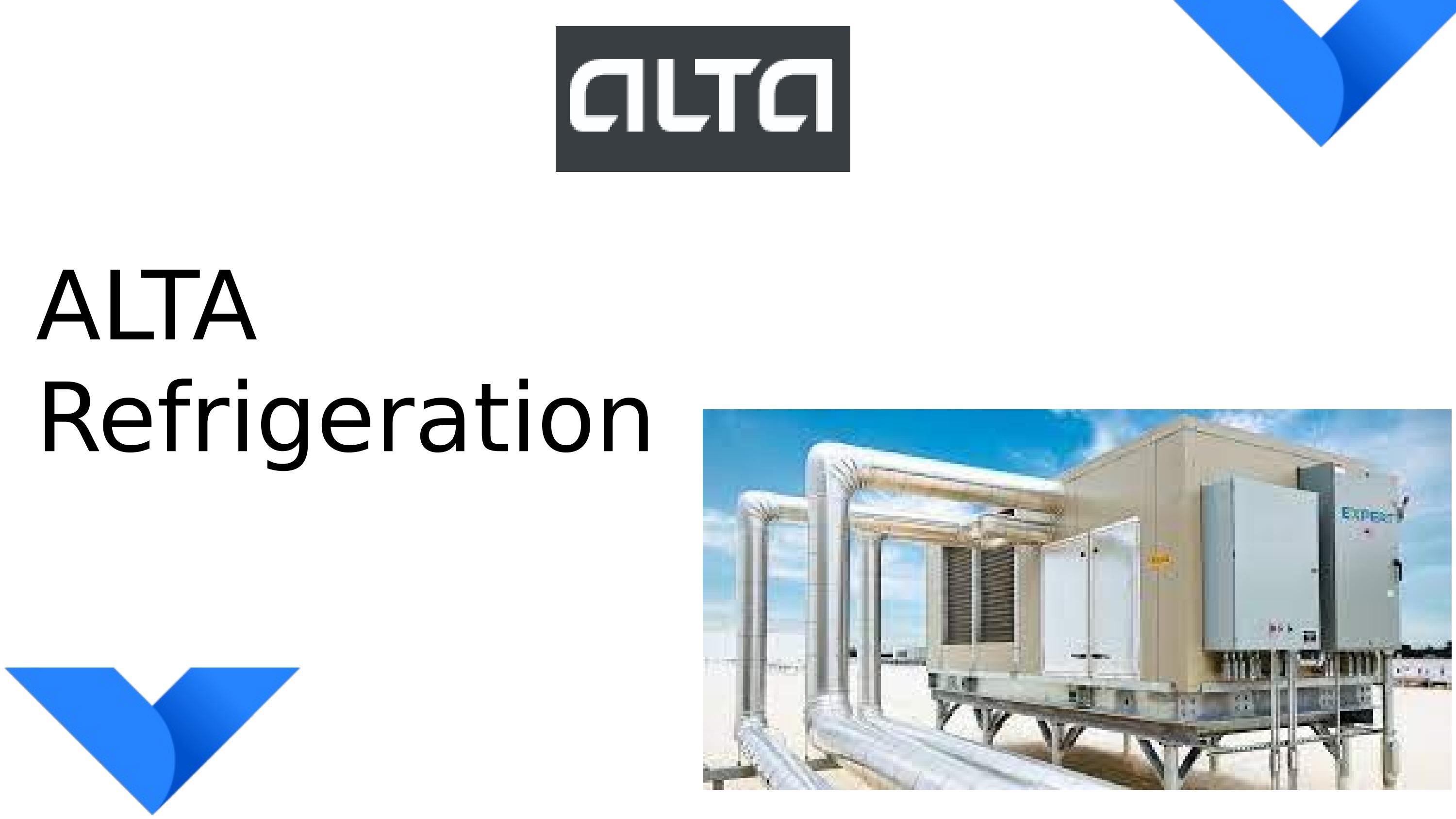ALTA Refrigeration: A Reliable Industrial Refrigeration Company by Charlie Cox - Issuu