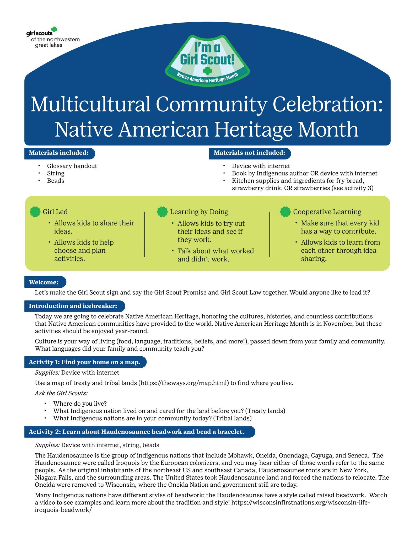 Native American Heritage Month by Girl Scouts of the Northwestern Great ...