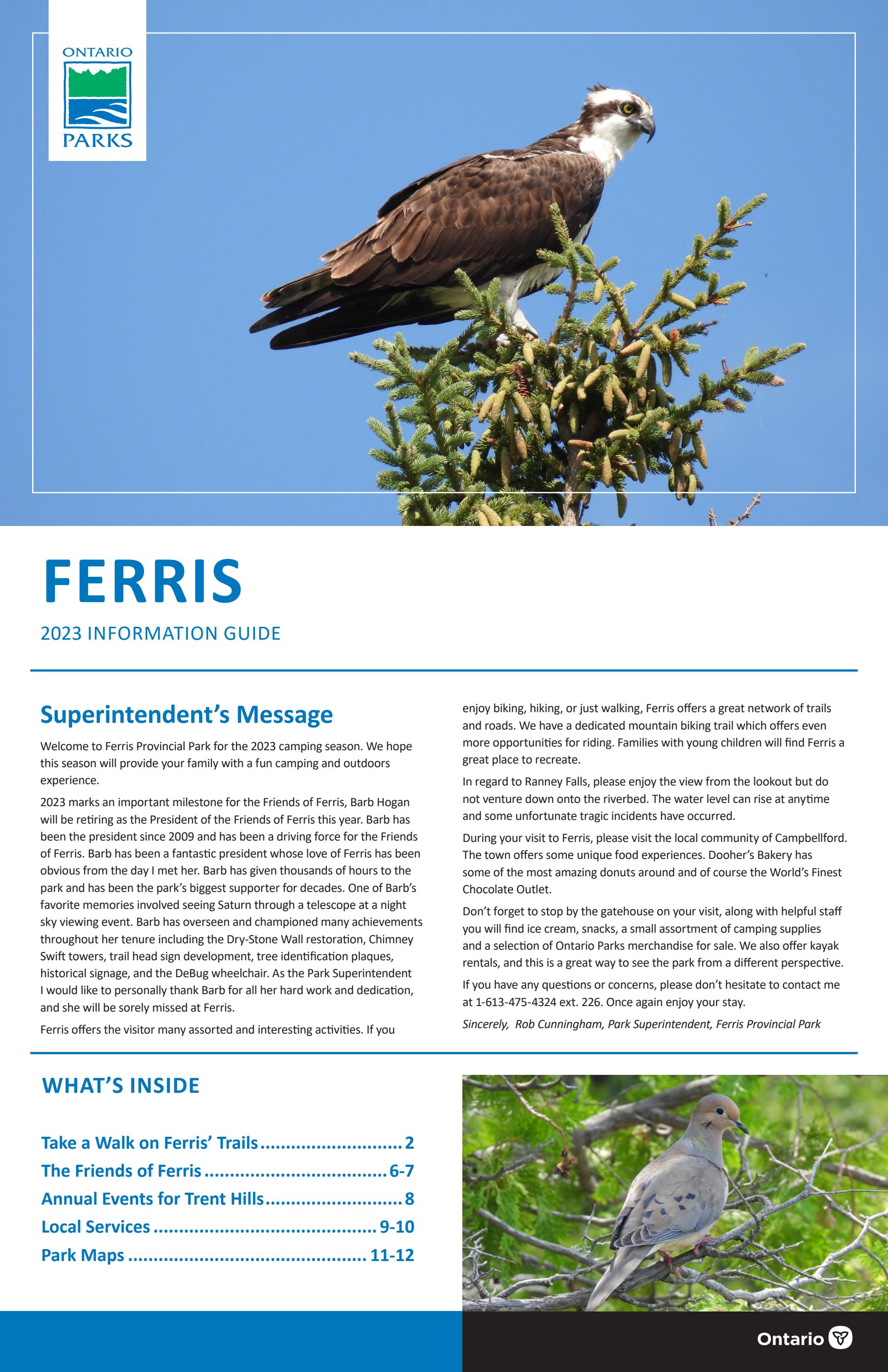 Ferris Provincial Park Info Guide by Willow Publishing - Issuu