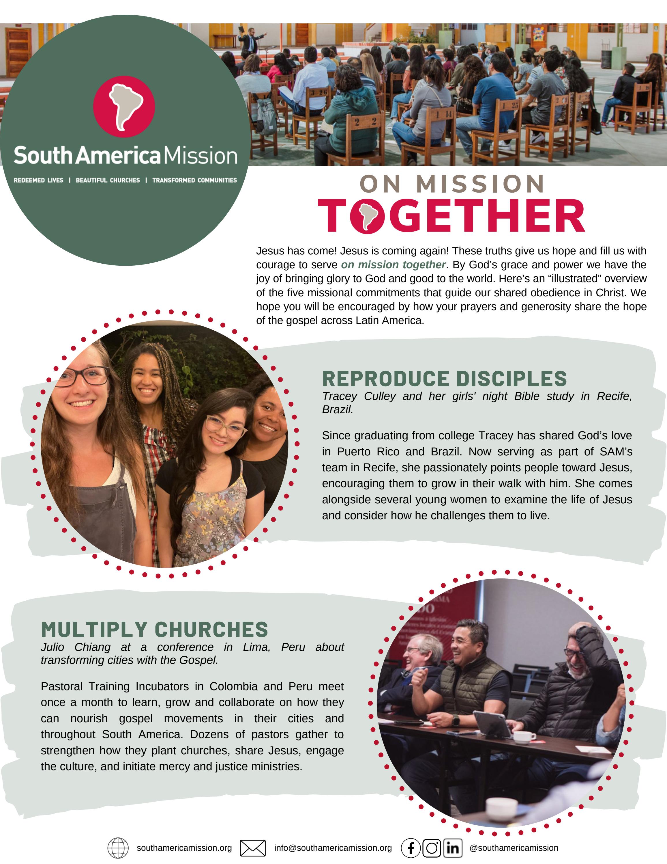 On Mission Together 2023 by South America Mission - Issuu
