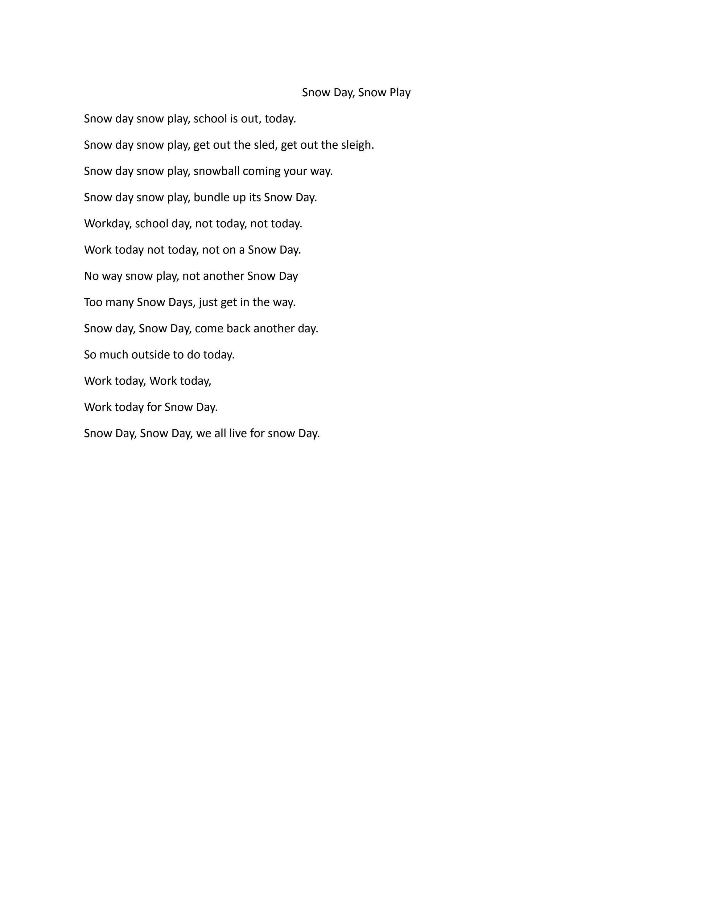 Snow Day, Snow Play by tim graydon - Issuu