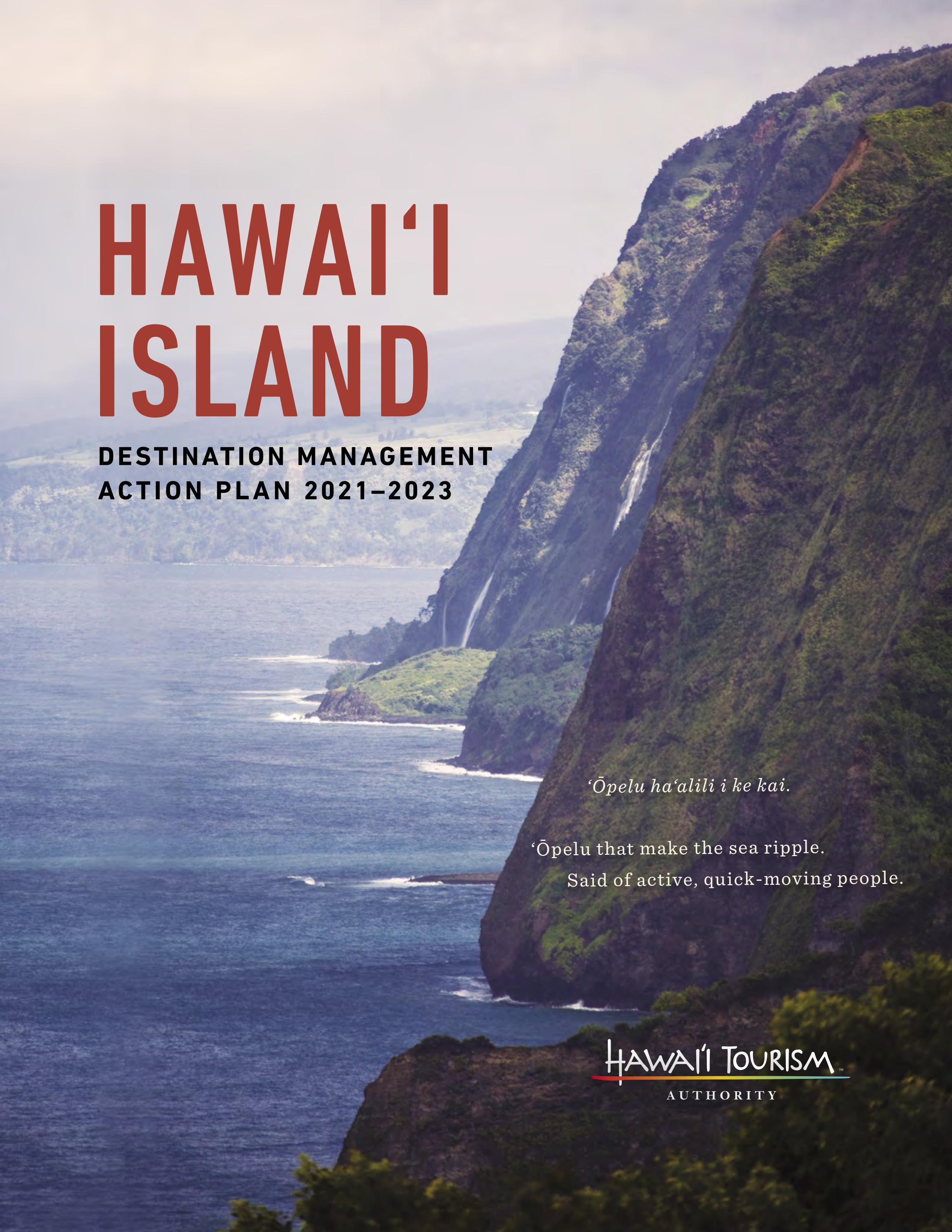 Hawaiʻi Island Destination Management Action Plan 2021-2023 by Hawaii ...