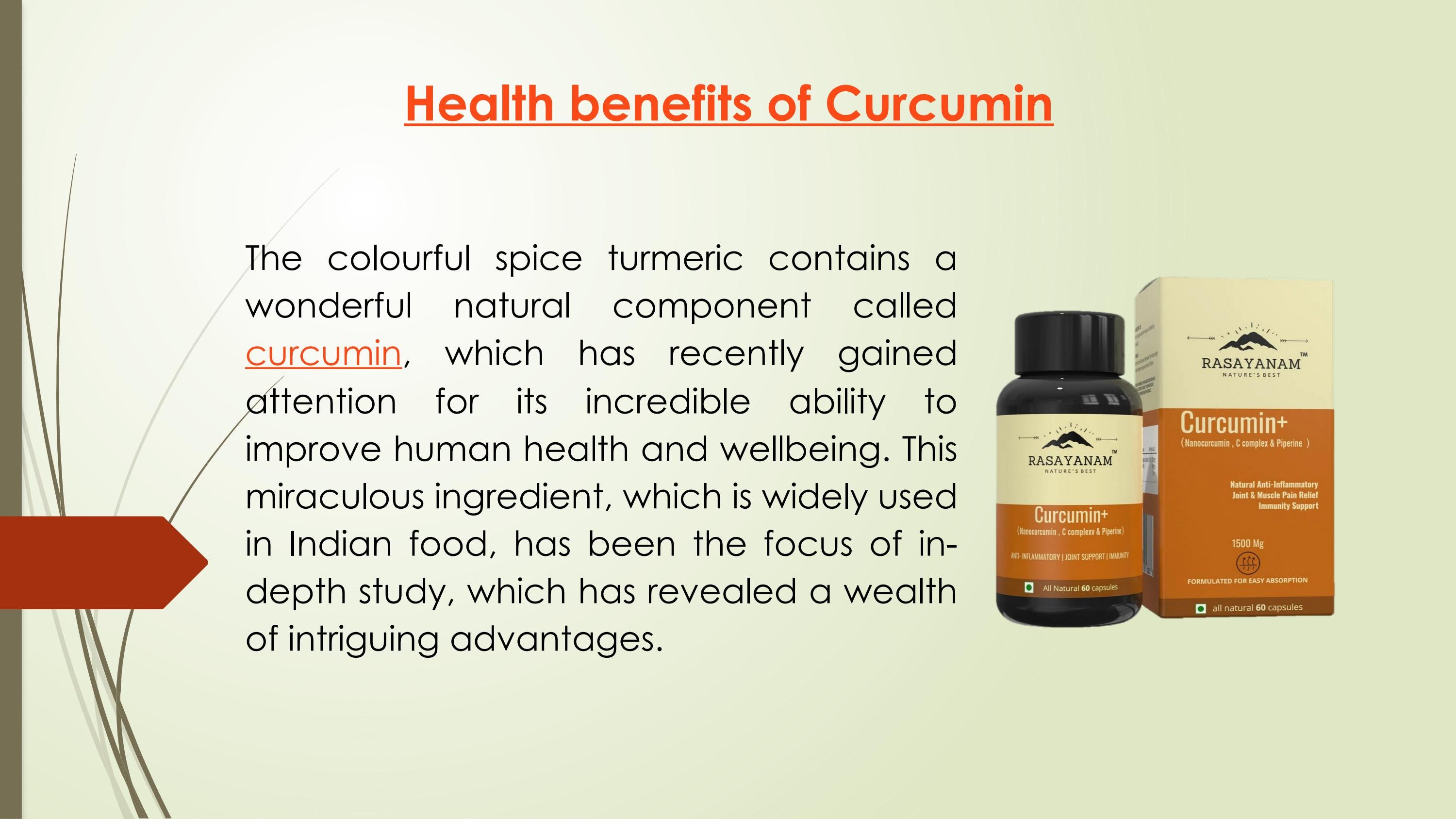 Health Benefits of Curcumin by Rasayanam Ayurveda - Issuu