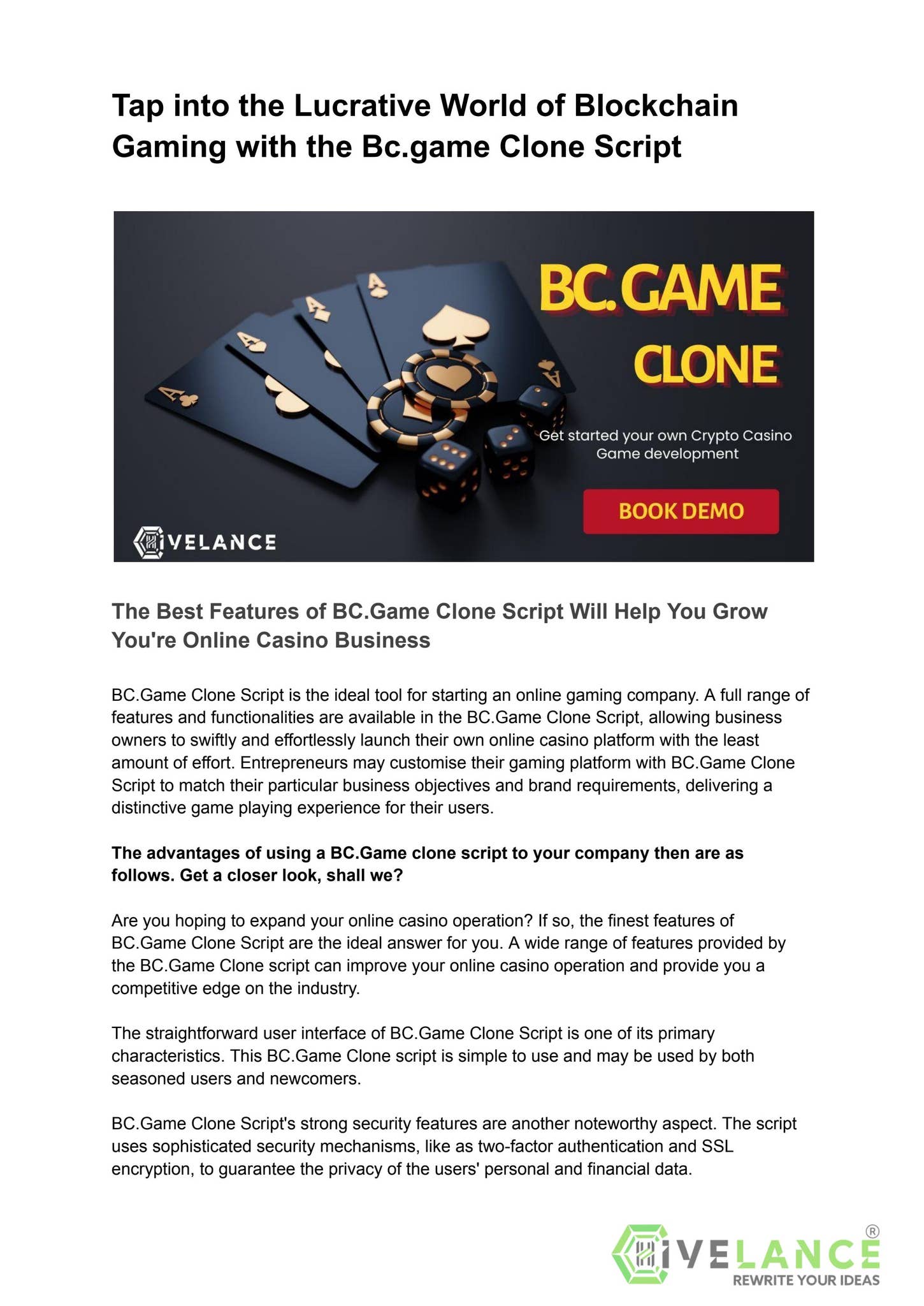 Tap into the Lucrative World of Blockchain Gaming with the Bc.game ...