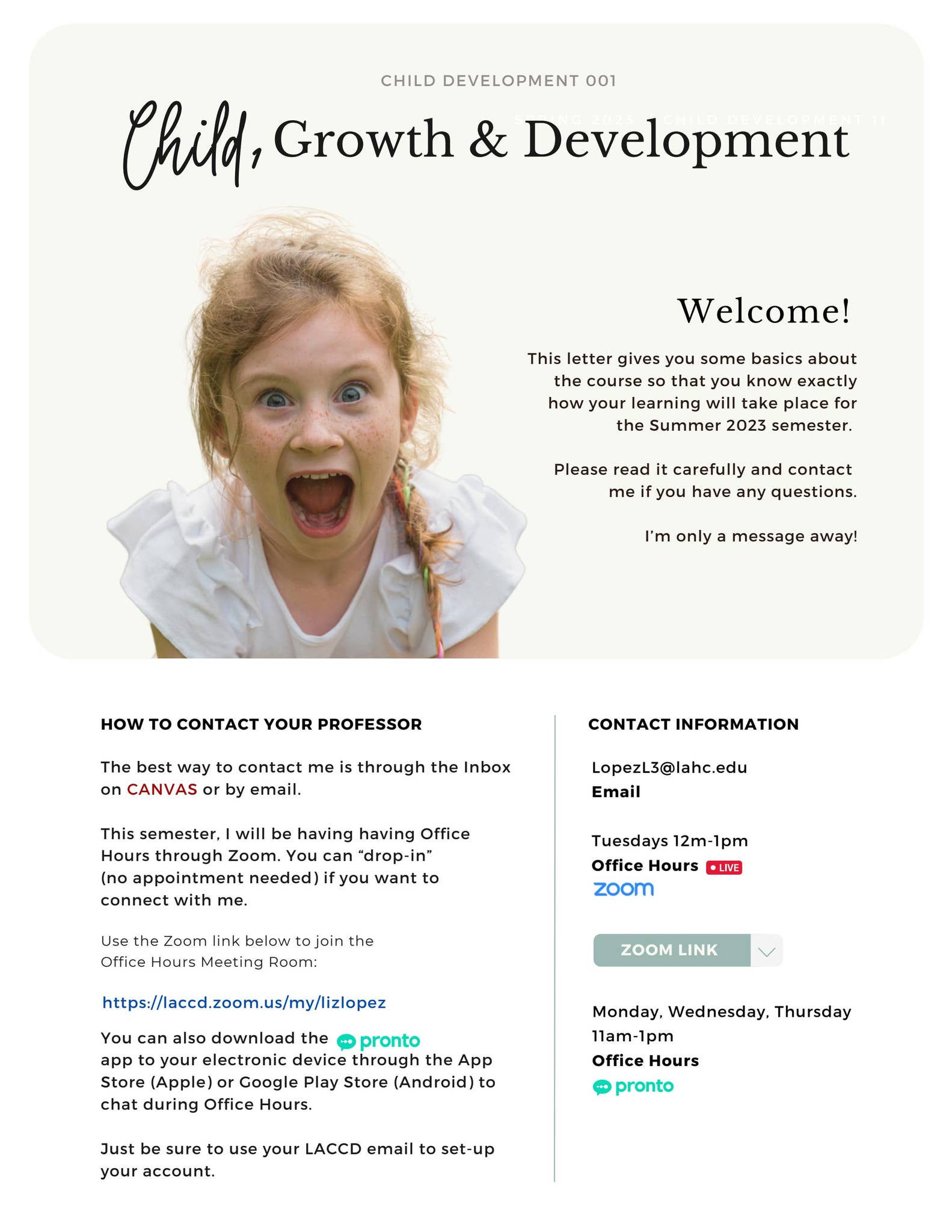 Welcome Letter by Liz Lopez - Issuu
