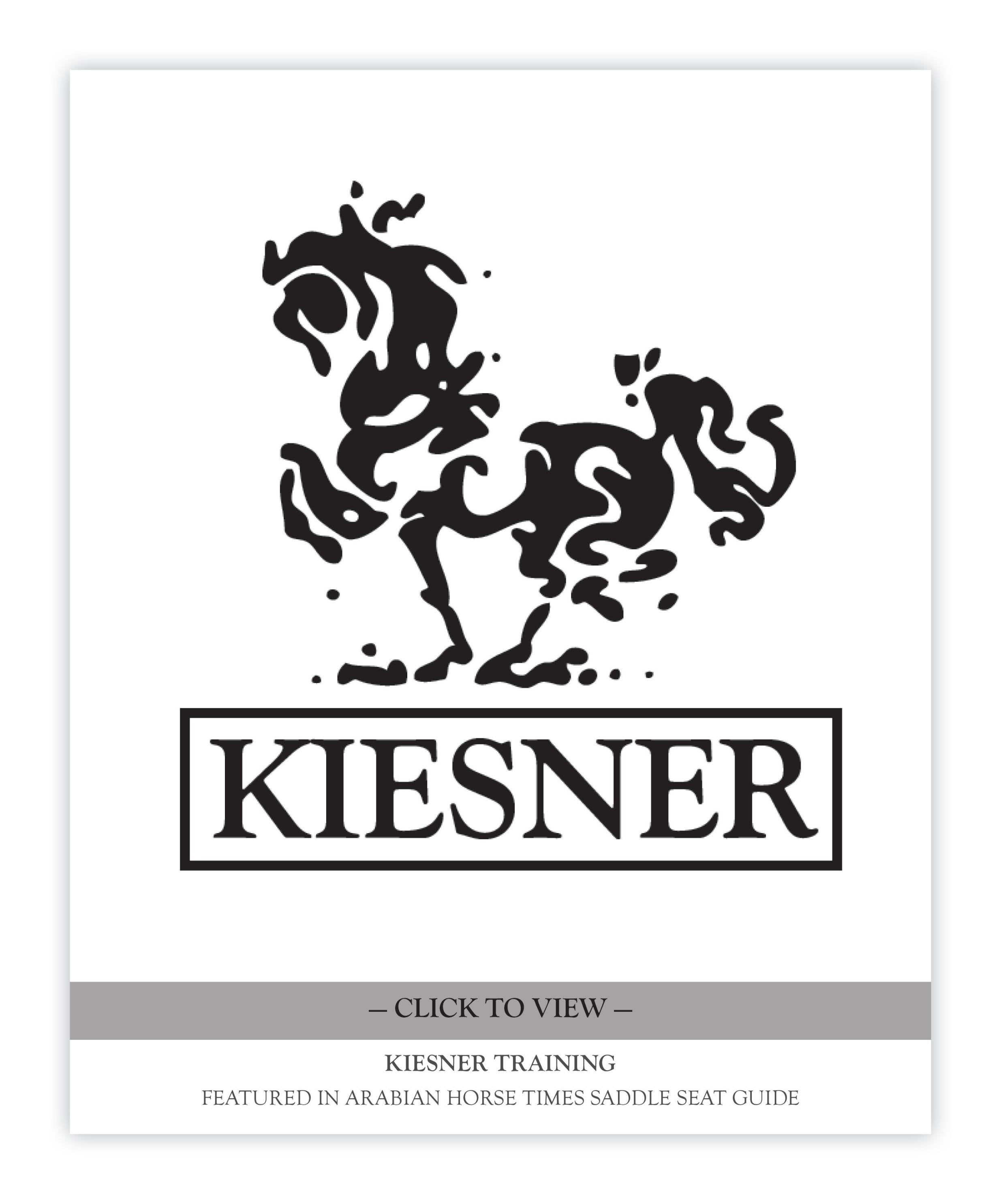 Kiesner Training Featured In AHT's Saddle Seat Guide by Arabian Horse Times - Issuu