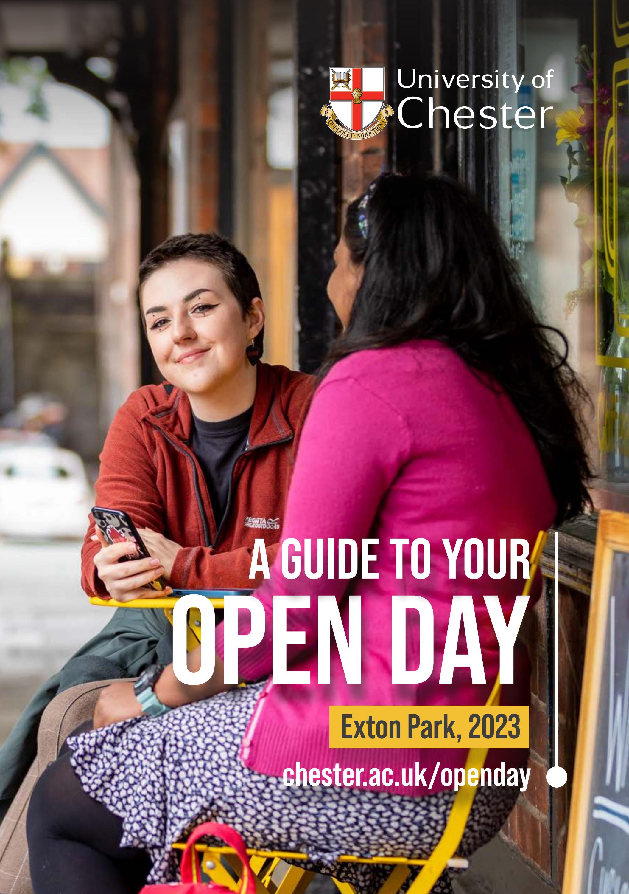 Exton Park Open Day Guide by University of Chester - Issuu