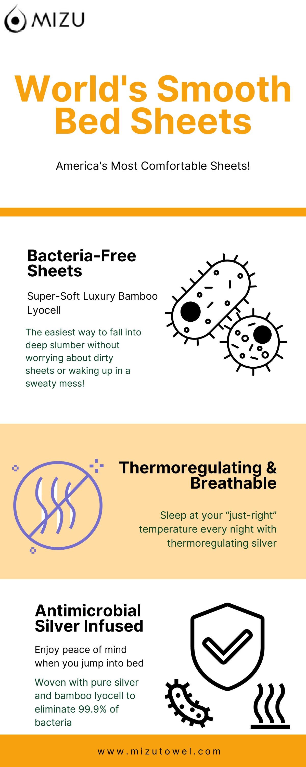 Luxurious Comfort: Experience the Bliss of Smooth Bed Sheet | Mizu ...