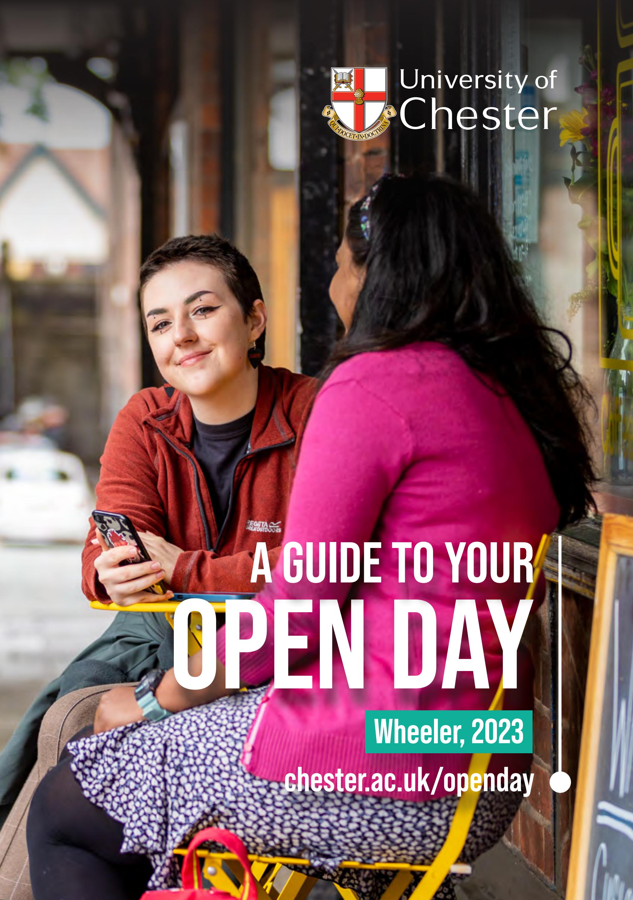 Wheeler Open Day Guide by University of Chester - Issuu