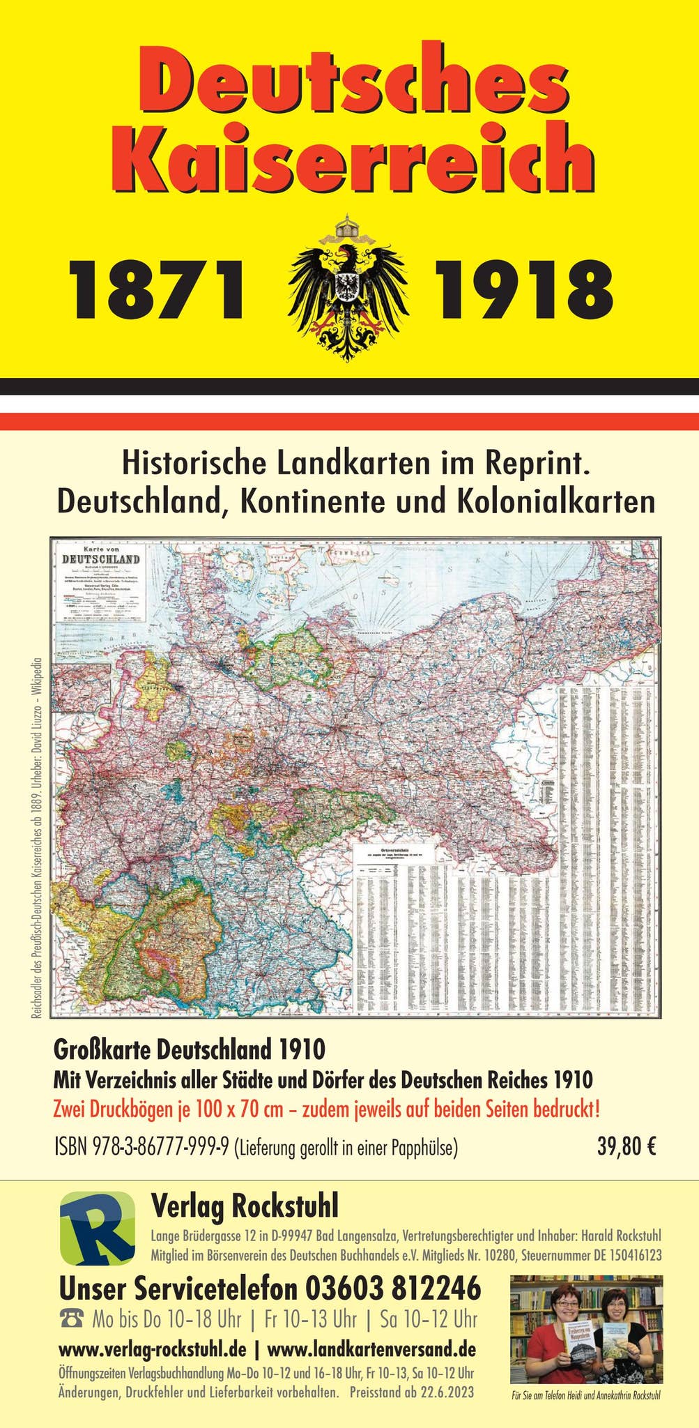 KATALOG 2023 - Landkarten Deutsches Kaiserreich 1871–1914 - CATALOG ...