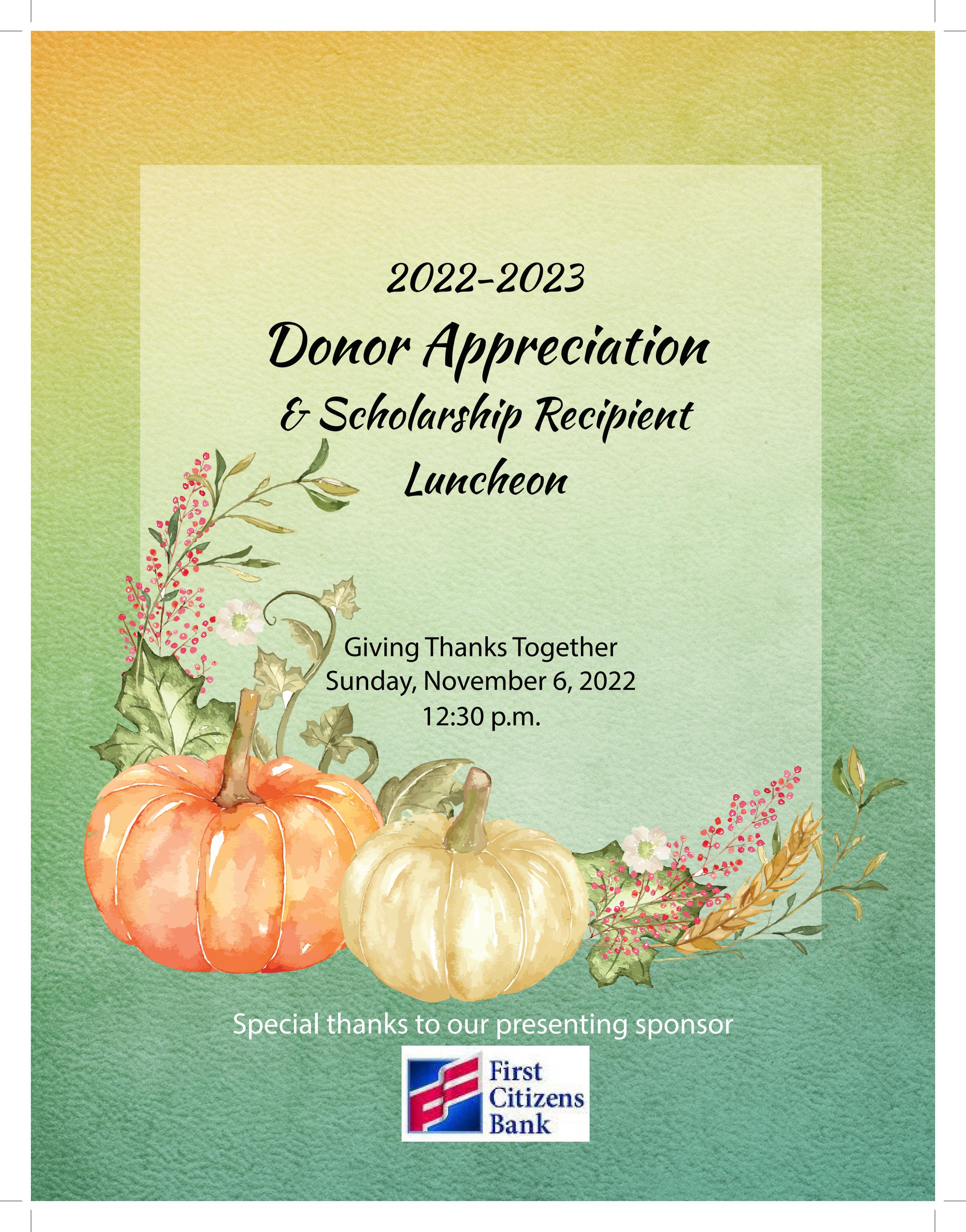 2021-22 Foundation Donor Appreciation & Scholarshi by Johnston ...