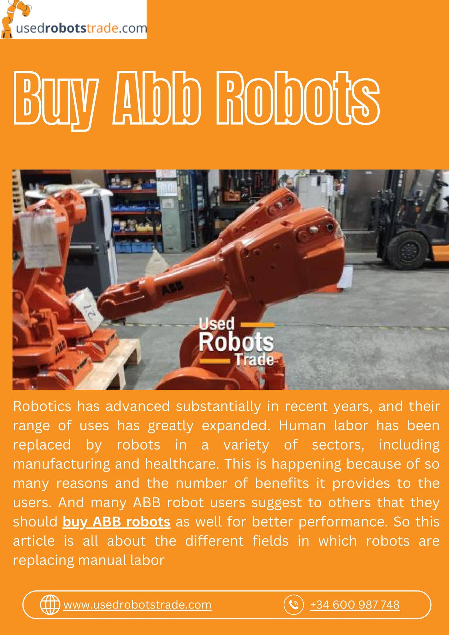 Buy ABB Robots by UsedRobotsTrade - Issuu