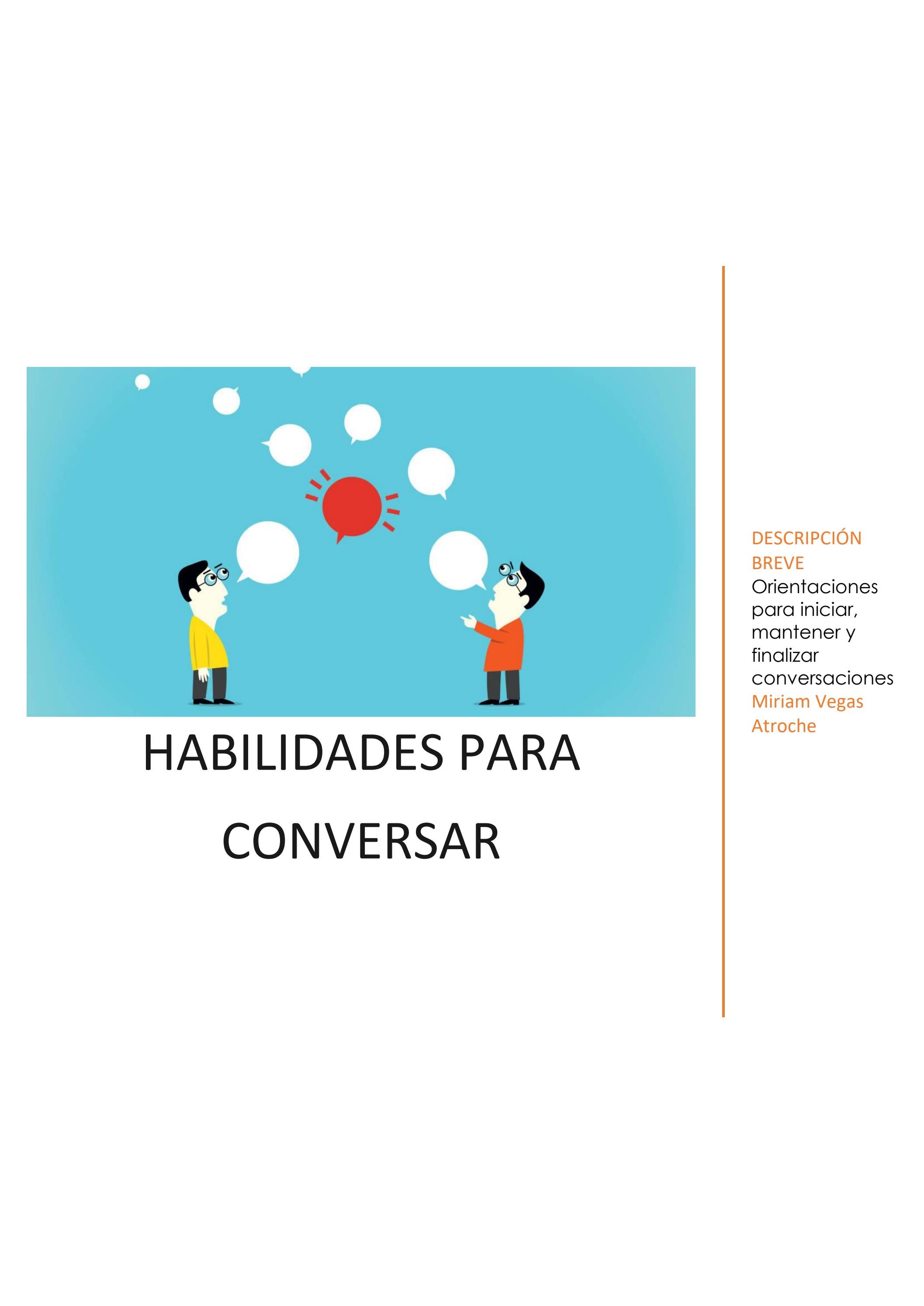Habilidades para conversar by vegasatroche.miriam - Issuu