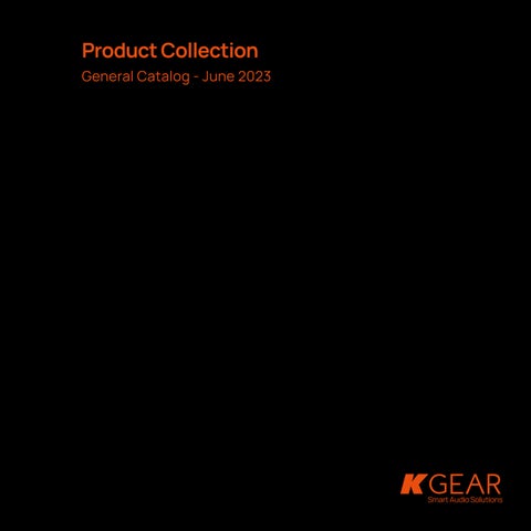 KGEAR General Catalog 2023 by K-ARRAY | Unique Audio Solutions - Issuu