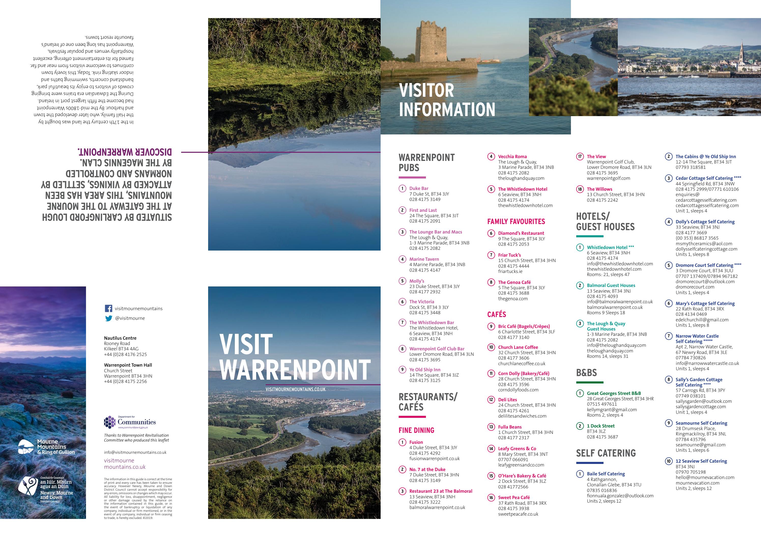 Warrenpoint Visitor Map by VisitMourne - Issuu