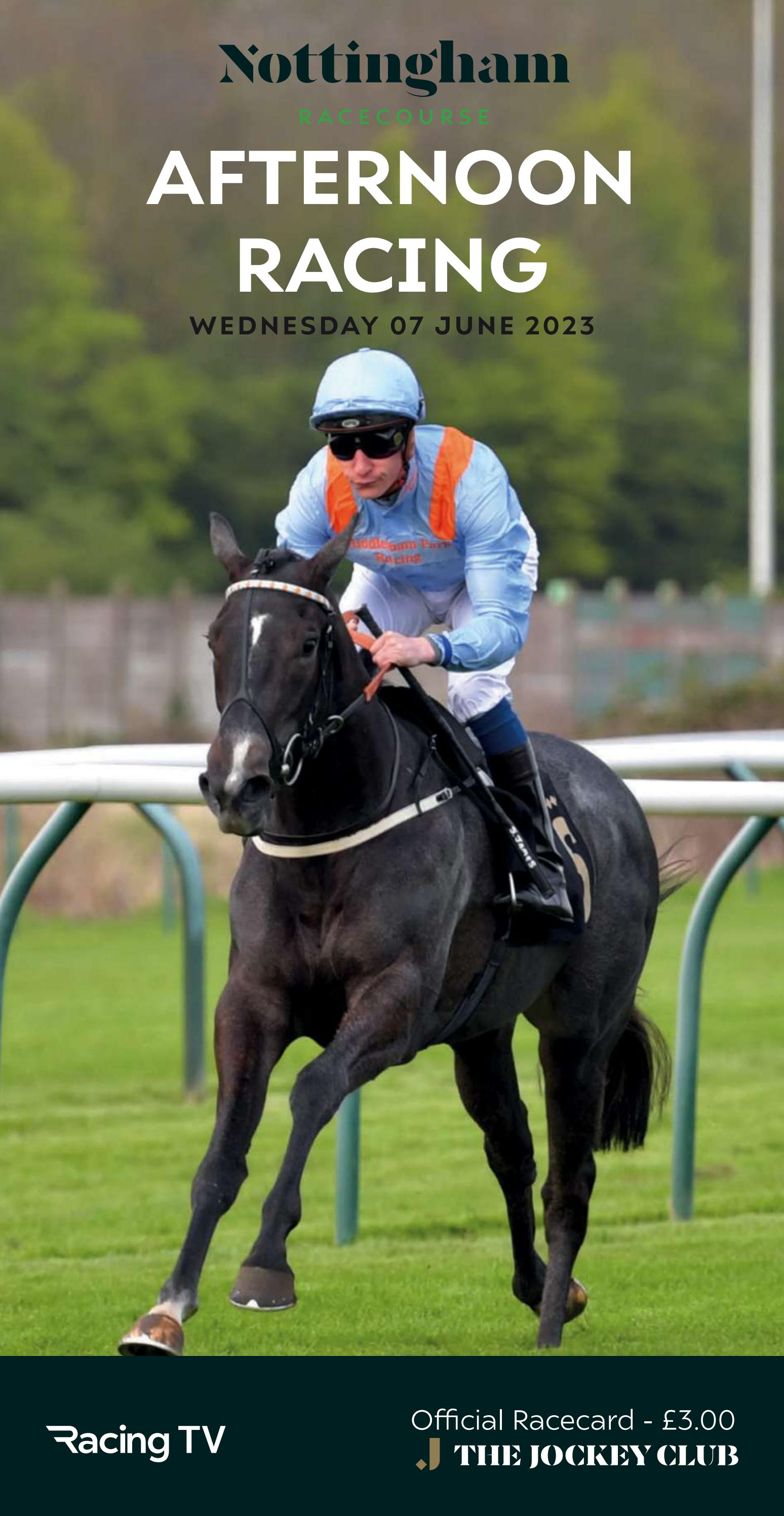 Nottingham Racecard - Wednesday 7th June by Weatherbys - Issuu