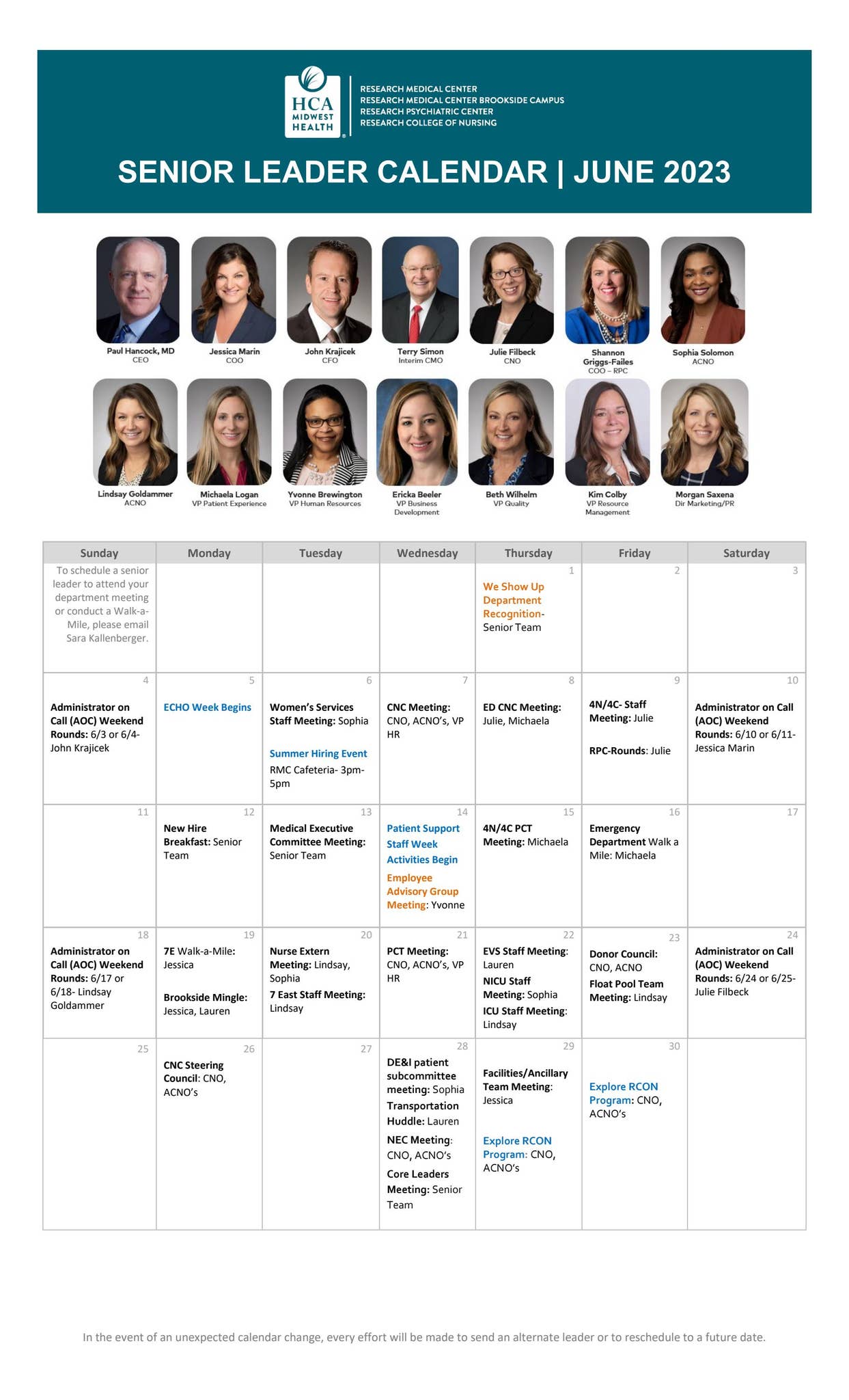 RMC June Senior Calendar by RMCKC - Issuu