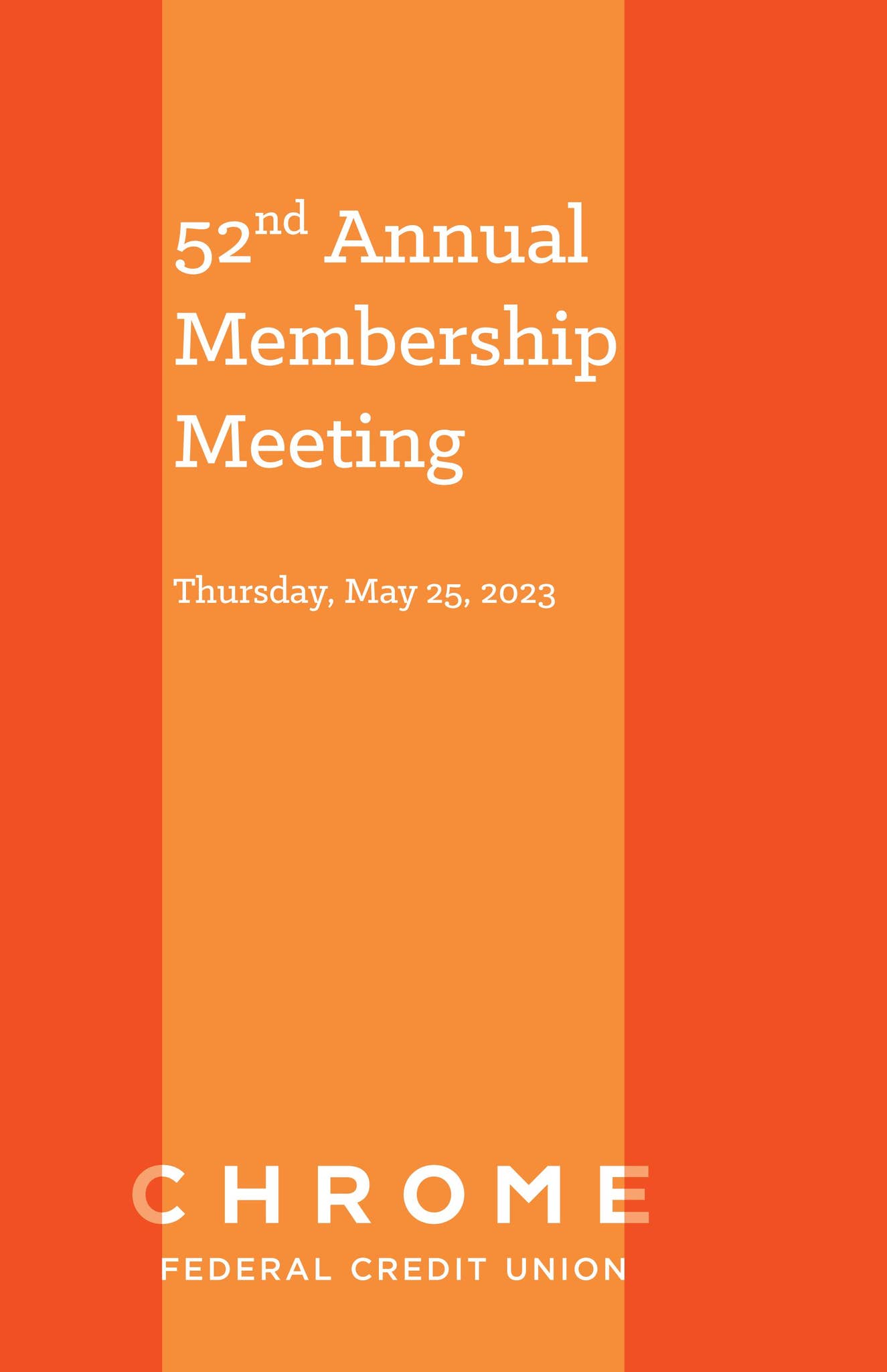CHROME FCU 2022 Annual Membership Meeting by Jasmine Hughes - Issuu